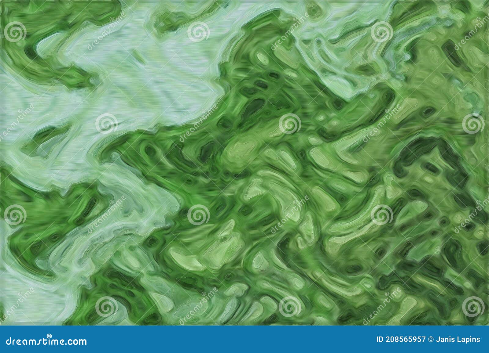 Nature in Abstract Oil Painting Techniques. Stock Illustration ...