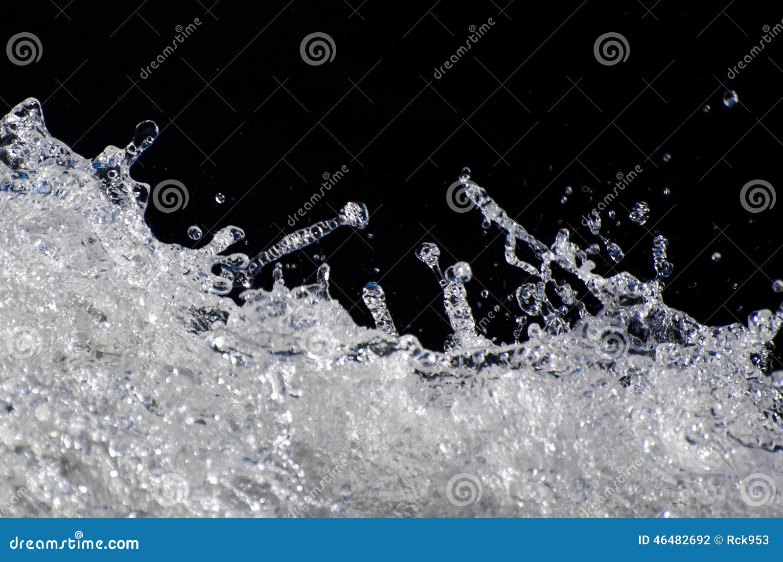 Nature Abstract - Refreshing Water Splash Stock Photo - Image of close ...