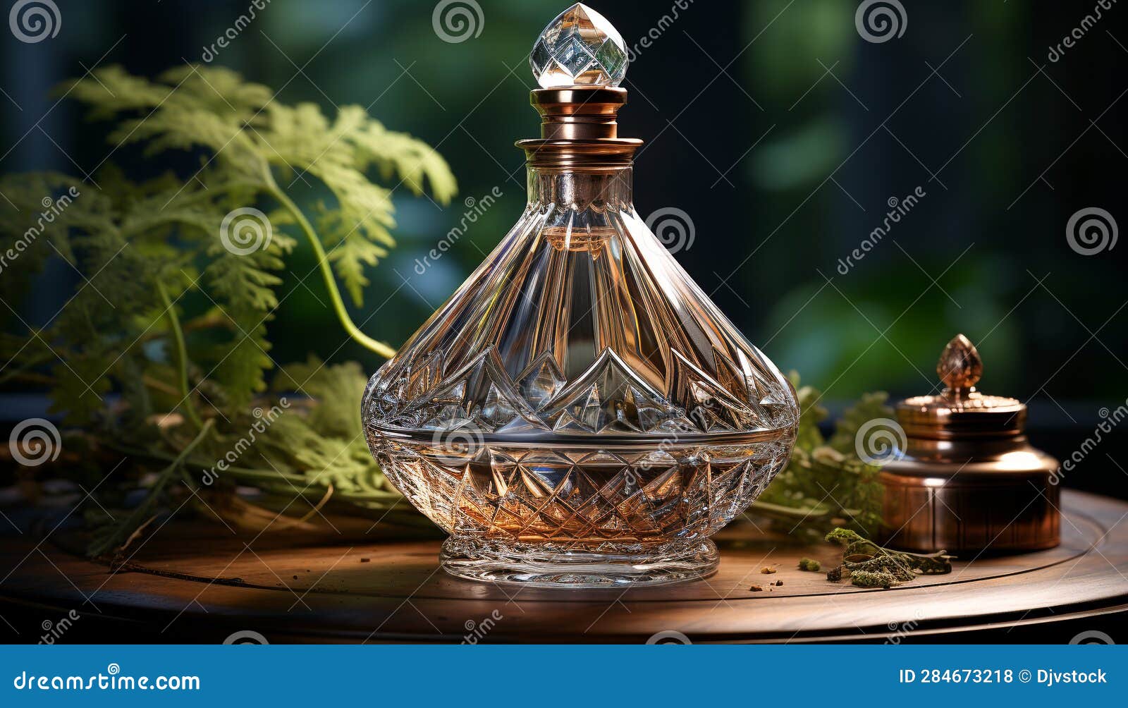 Nature Alchemy A Rustic Bottle Holds The Essence Of Relaxation ...