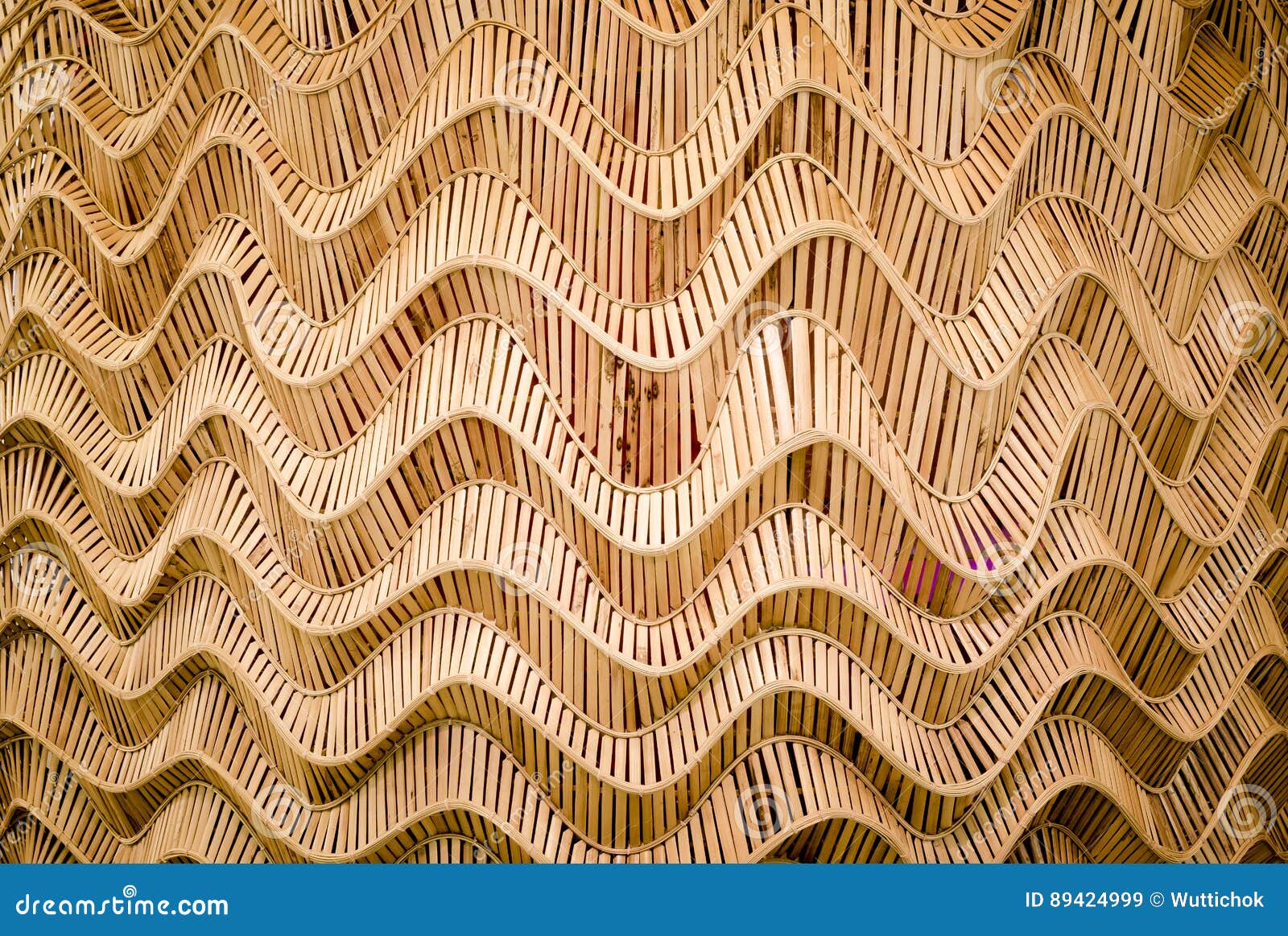 Nature Background Of Brown Handicraft Weave Texture Bamboo Surface ...