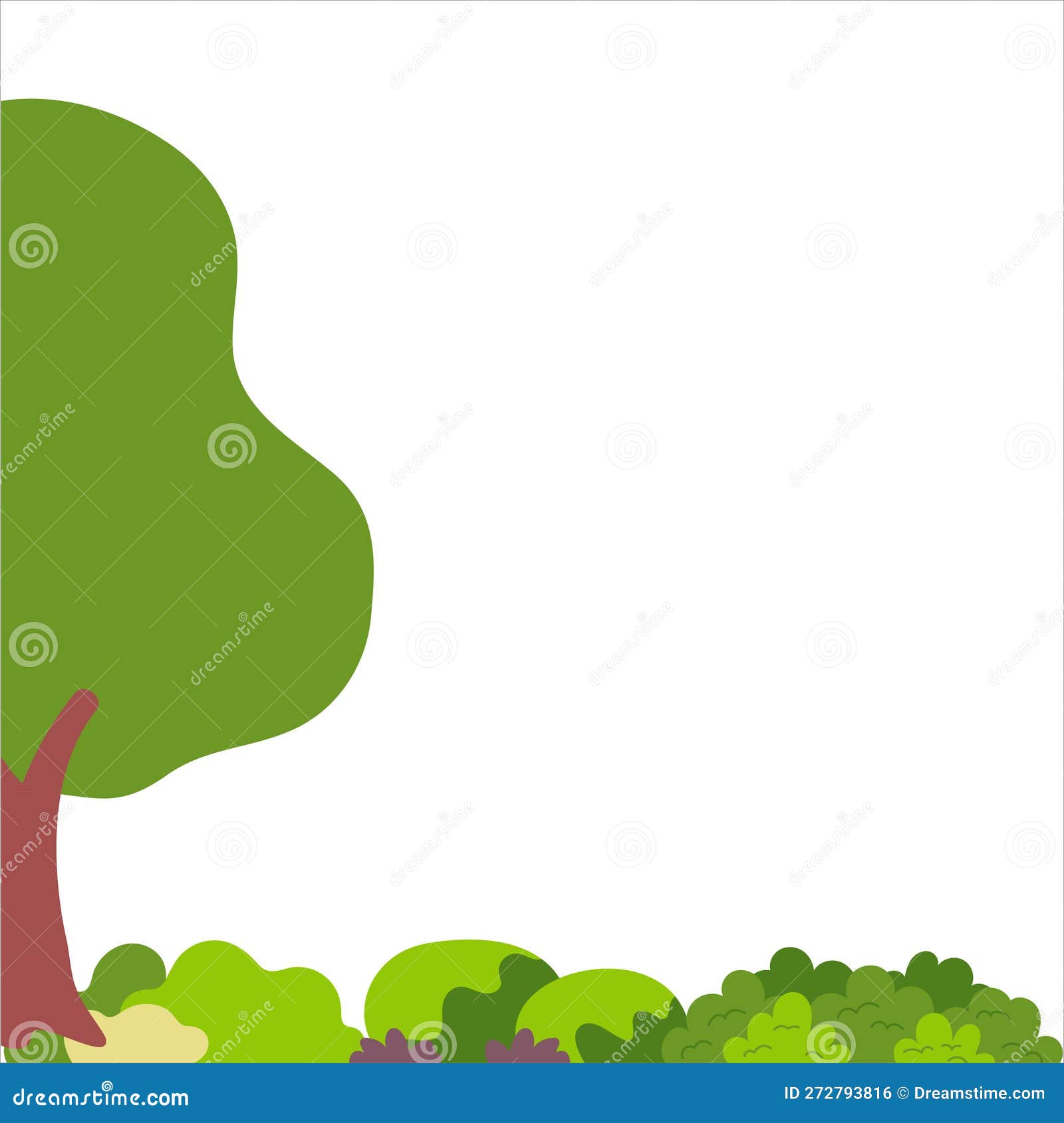 Nature Background. Colorful Nature Background. Trees Background Stock ...