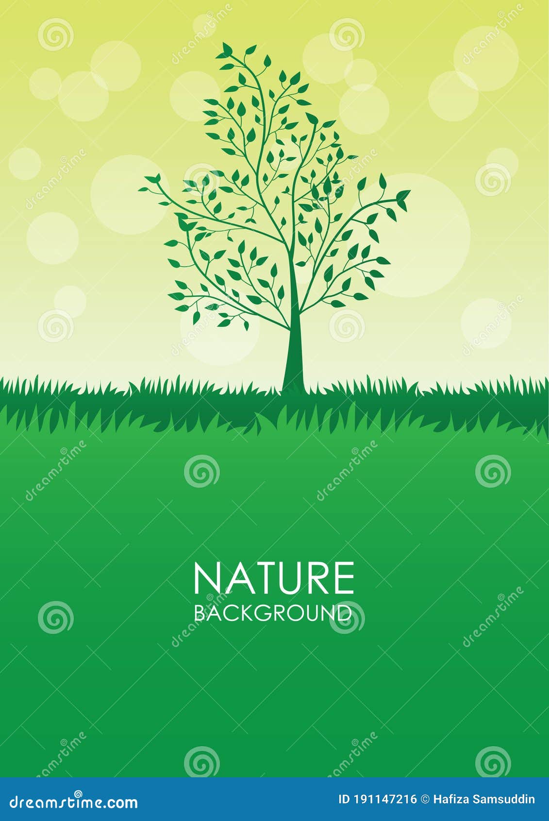 Nature Background. Vector Illustration Decorative Design Stock Vector ...
