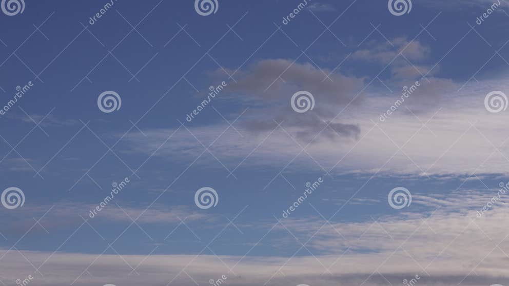 A Nature Background. White Clouds Over Blue Sky Stock Photo - Image of ...