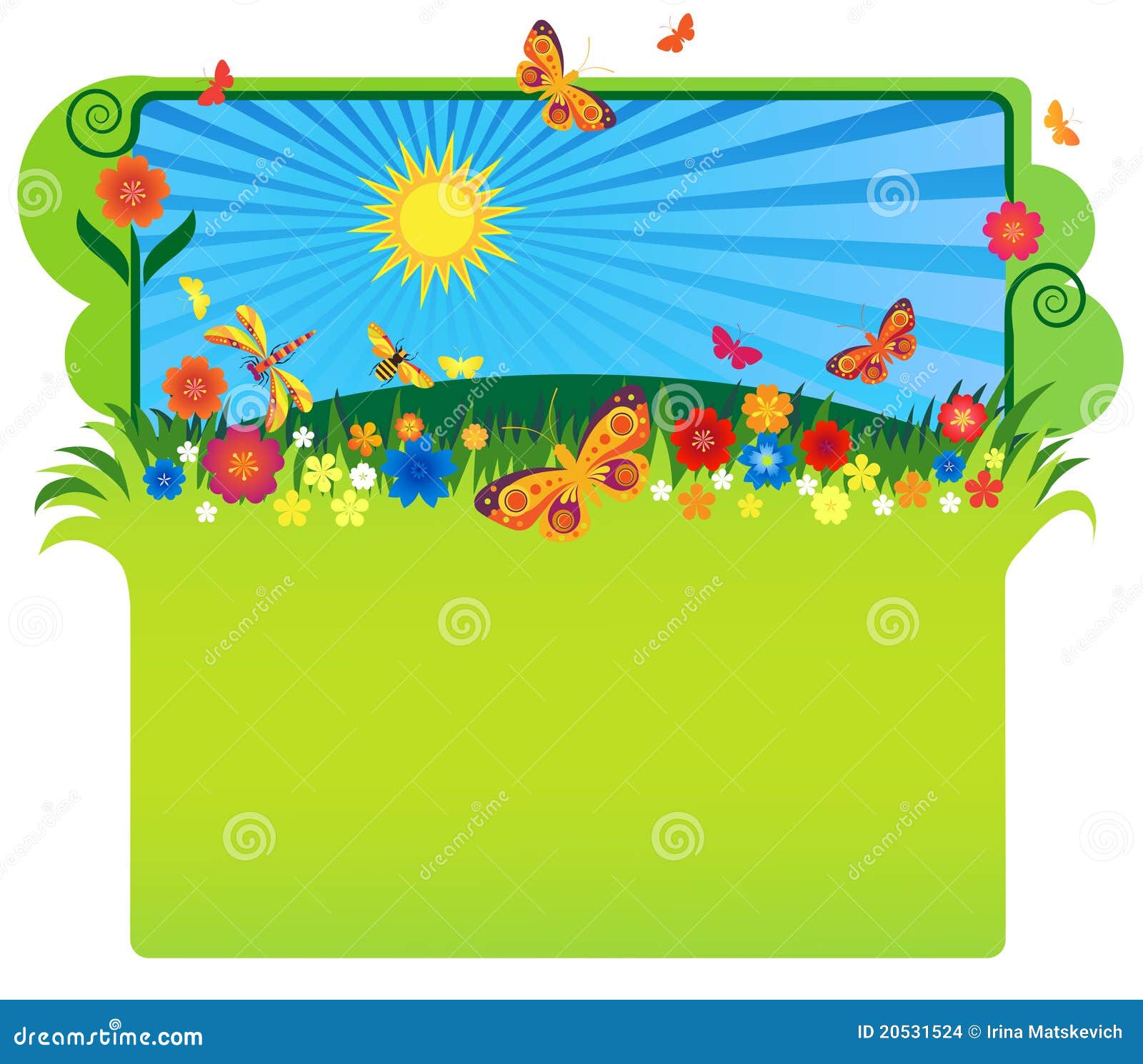 Nature Banner stock vector. Illustration of nature, biology - 20531524