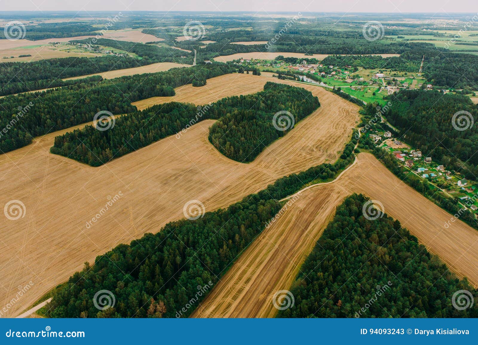 Nature in Belarus. View from Helicopter, Minsk Stock Image - Image of ...