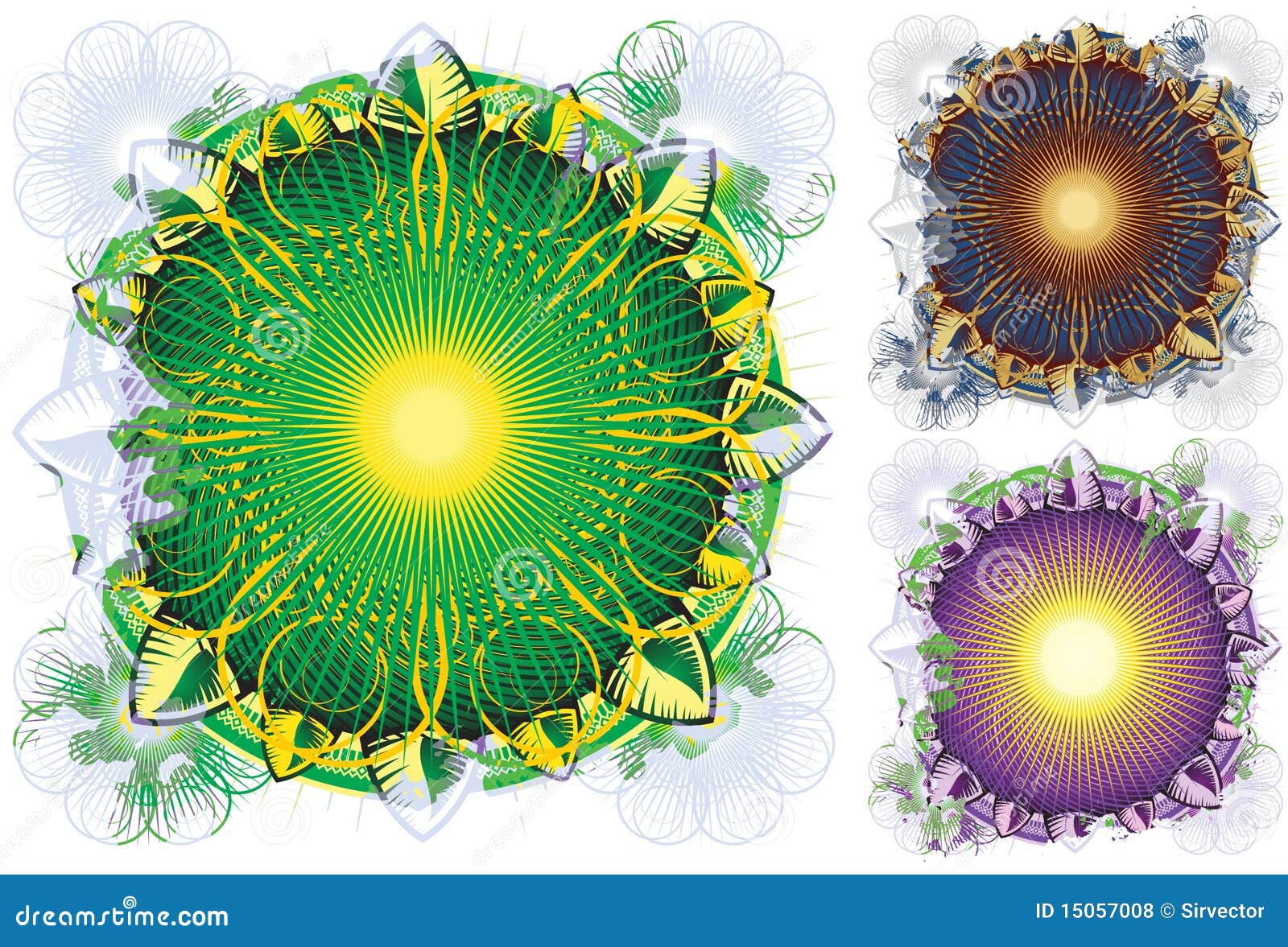 Bright Mandala Art With A Vibrant Energy Effect Stock Photography ...