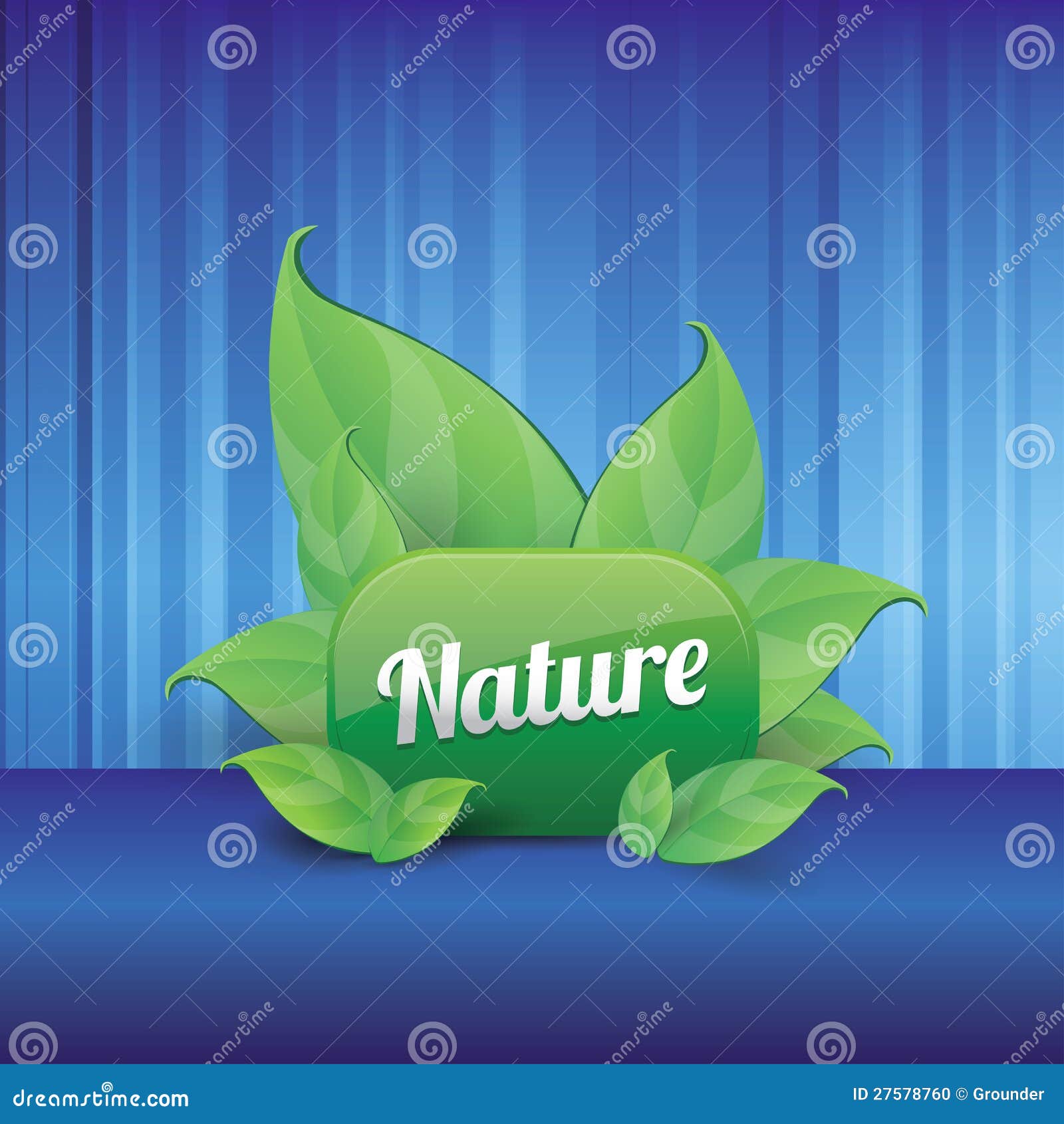 Nature button stock vector. Illustration of business - 27578760