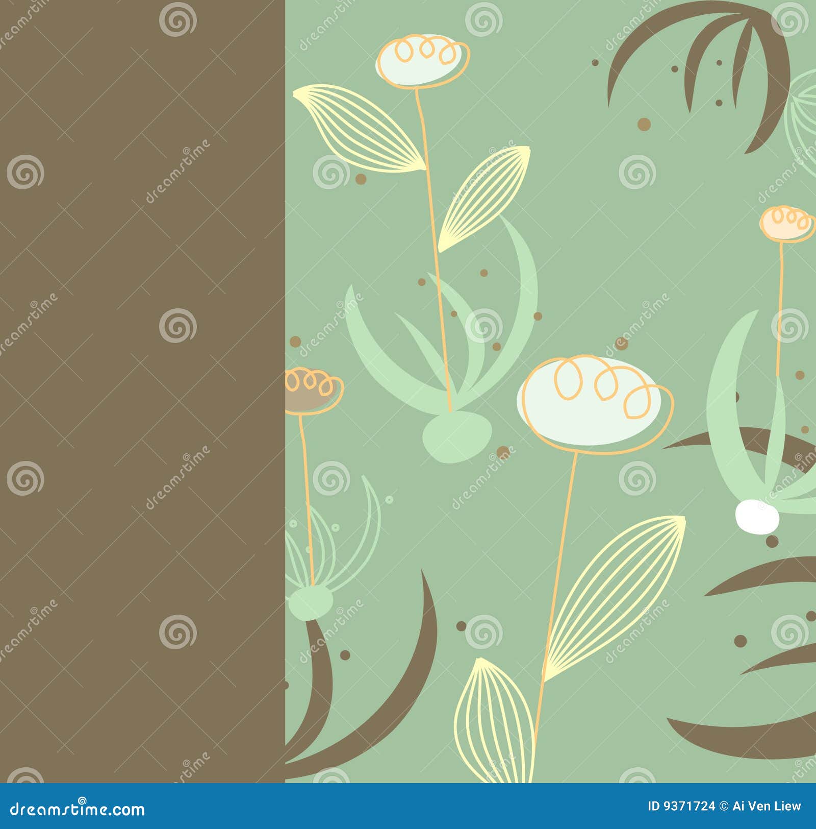 Nature card template stock illustration. Illustration of greetings ...