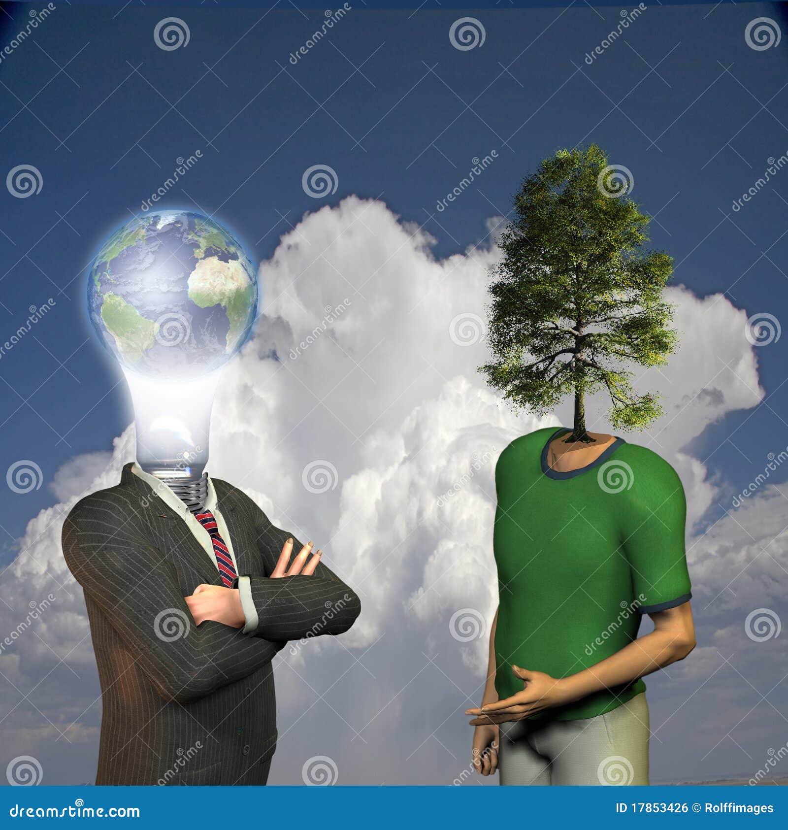 Nature Conversation stock illustration. Illustration of ecology - 17853426