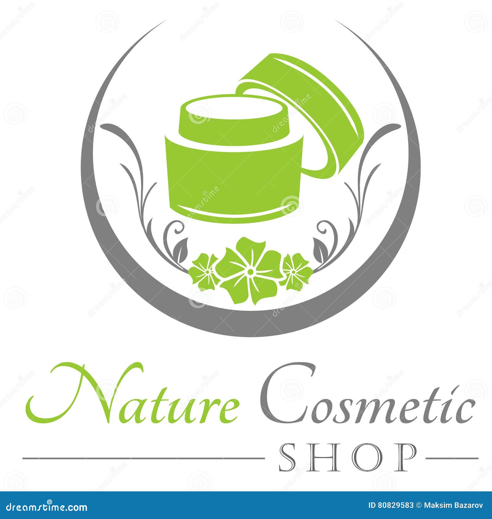 Nature cosmetic logo stock vector. Illustration of icon - 80829583