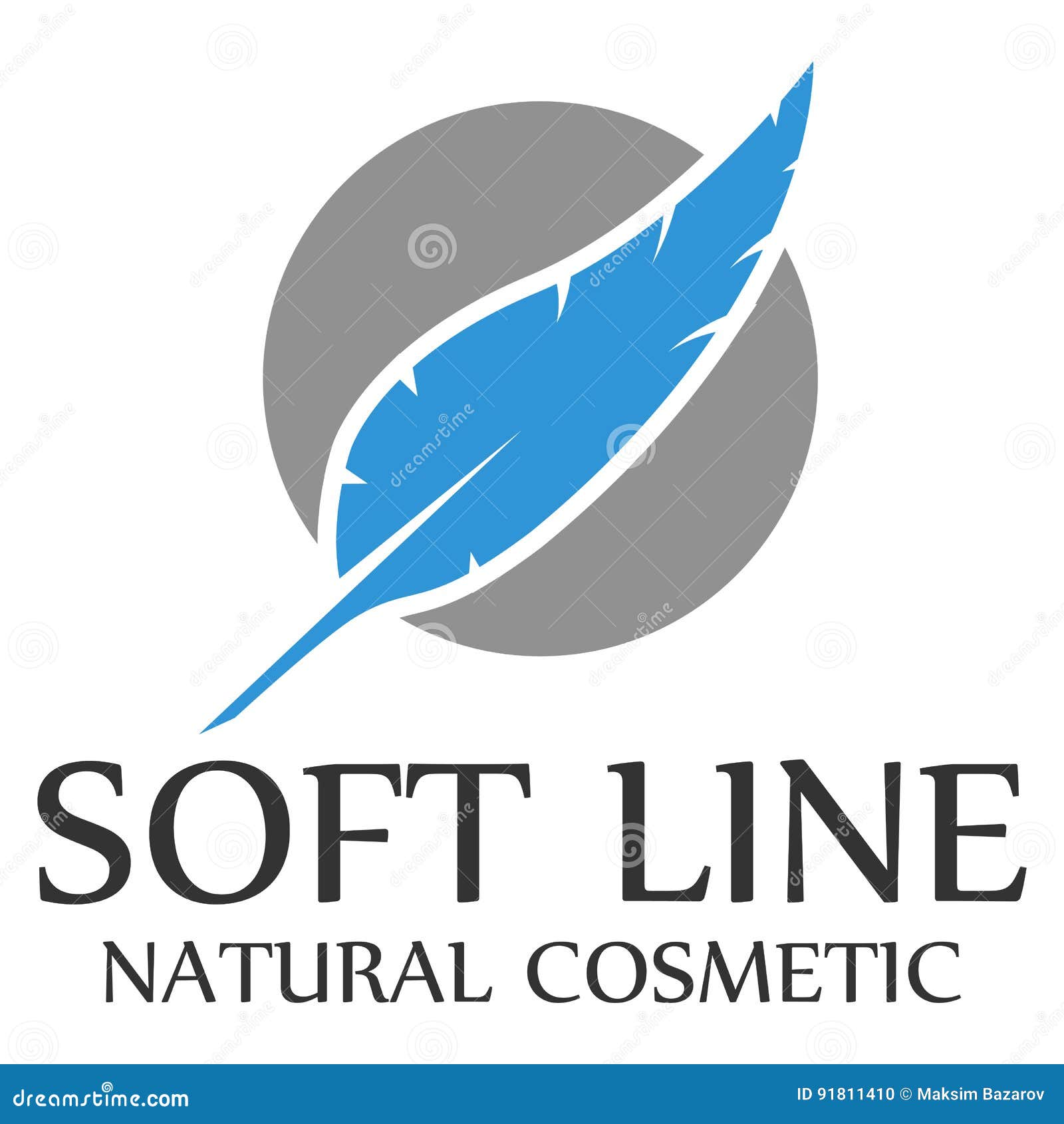 Nature cosmetic logo stock vector. Illustration of abstract - 91811410