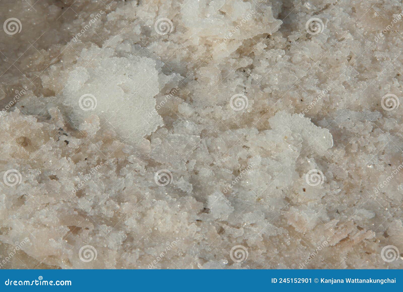 Crystallization Of Salt Caused By Sea Waves And Crystallization On The ...