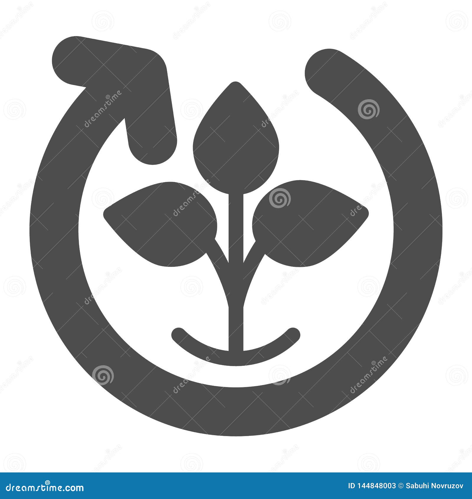 Nature Cycle Line Icon. Natural Process Vector Illustration Isolated On ...