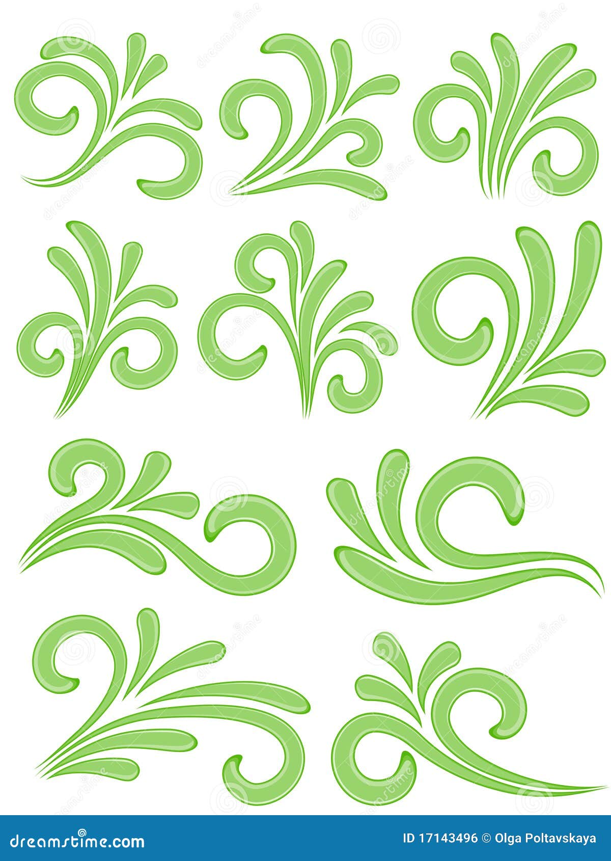 Nature design elements. stock vector. Illustration of shape - 17143496