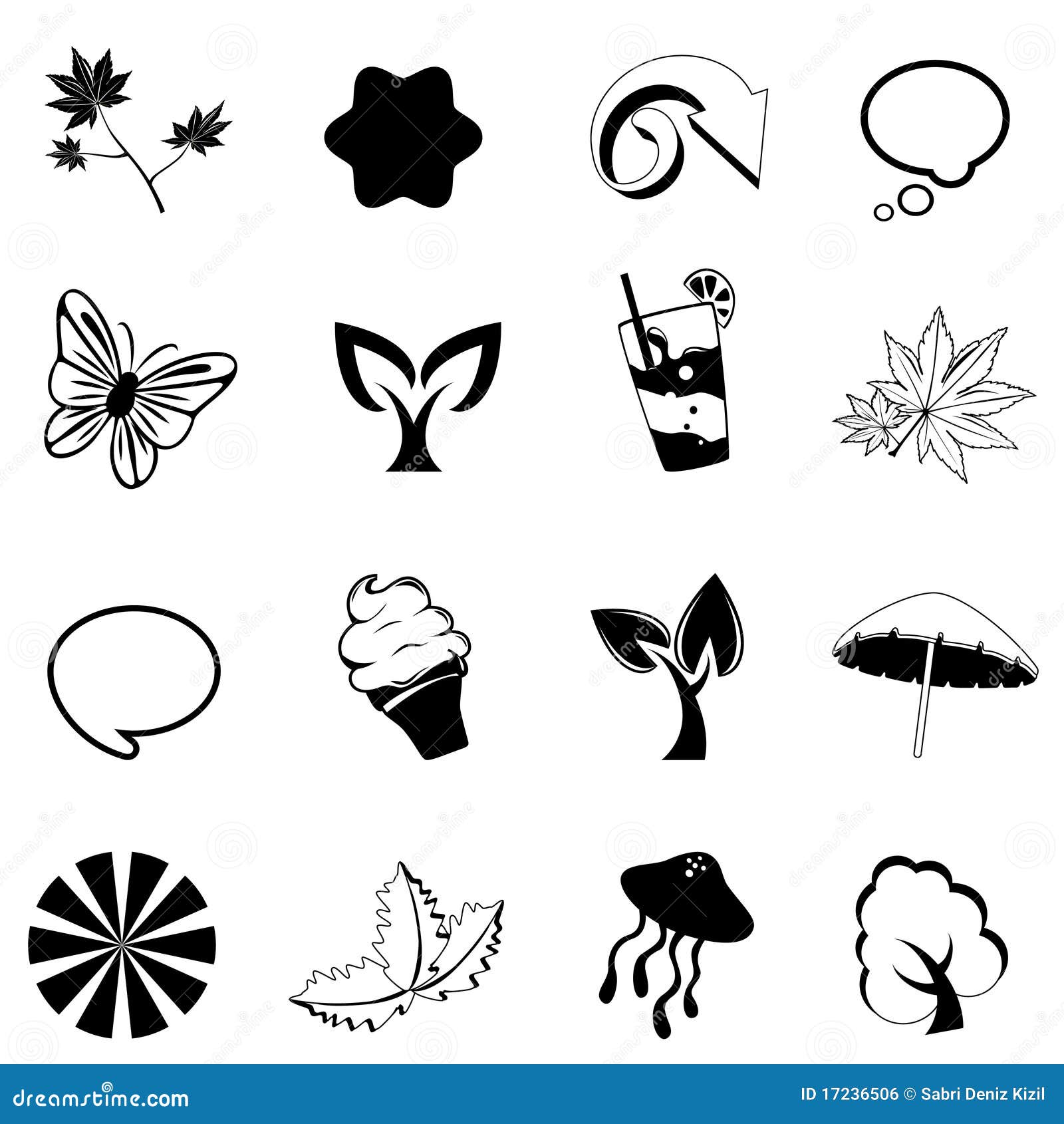 Nature design elements stock vector. Illustration of sign - 17236506