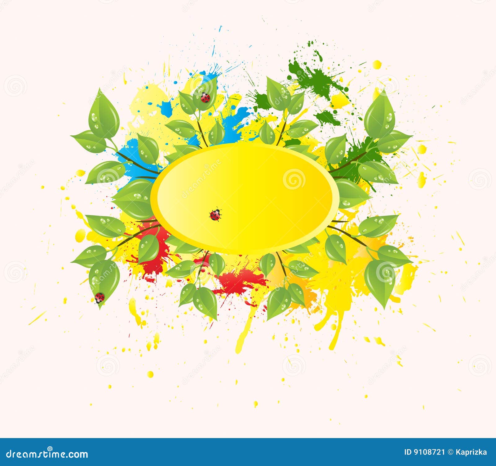 Nature design elements stock vector. Illustration of envelope - 9108721