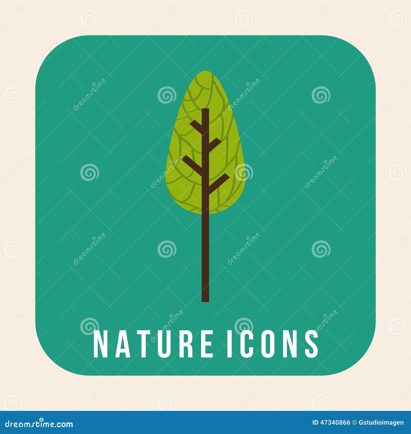 Nature design stock vector. Illustration of green, natural - 47340866