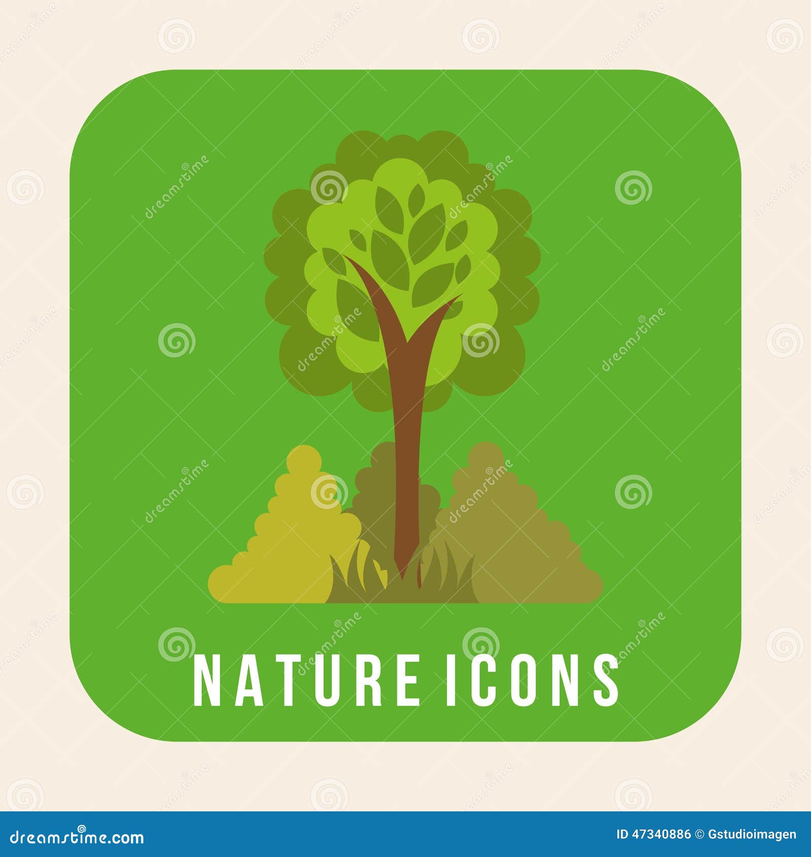 Nature design stock vector. Illustration of floral, natural - 47340886