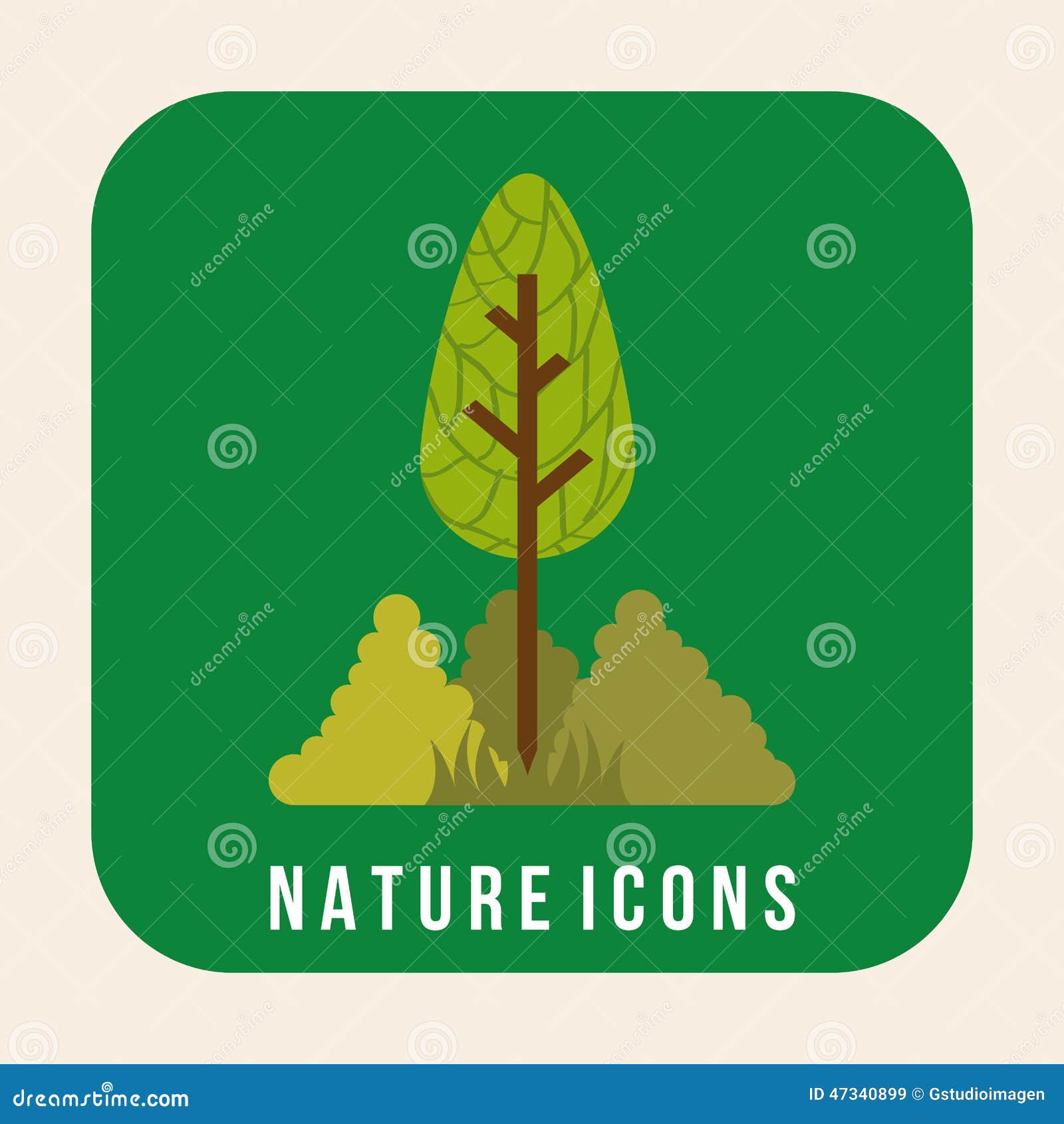 Nature design stock vector. Illustration of plant, natural - 47340899