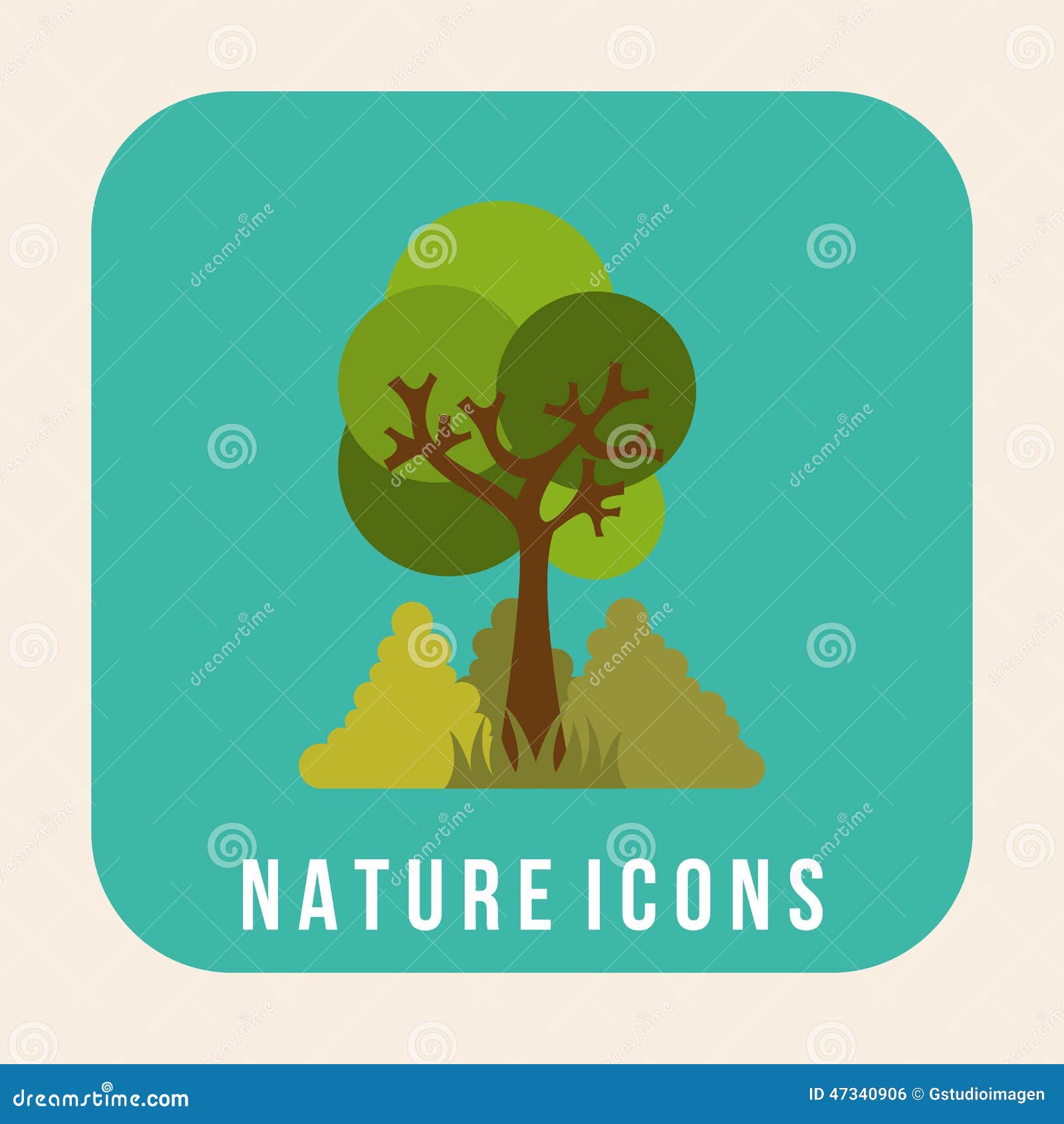 Nature design stock vector. Illustration of health, icons - 47340906