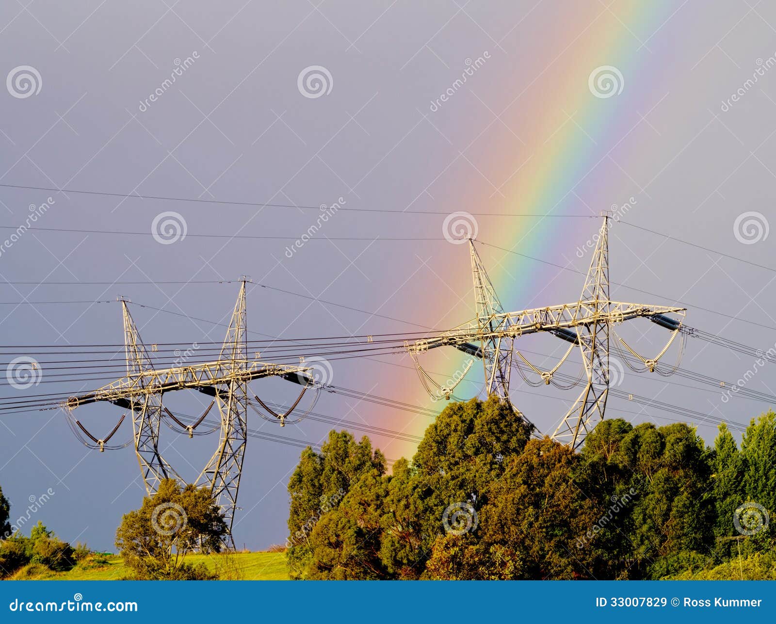 Nature and electricity stock image. Image of industrial - 33007829