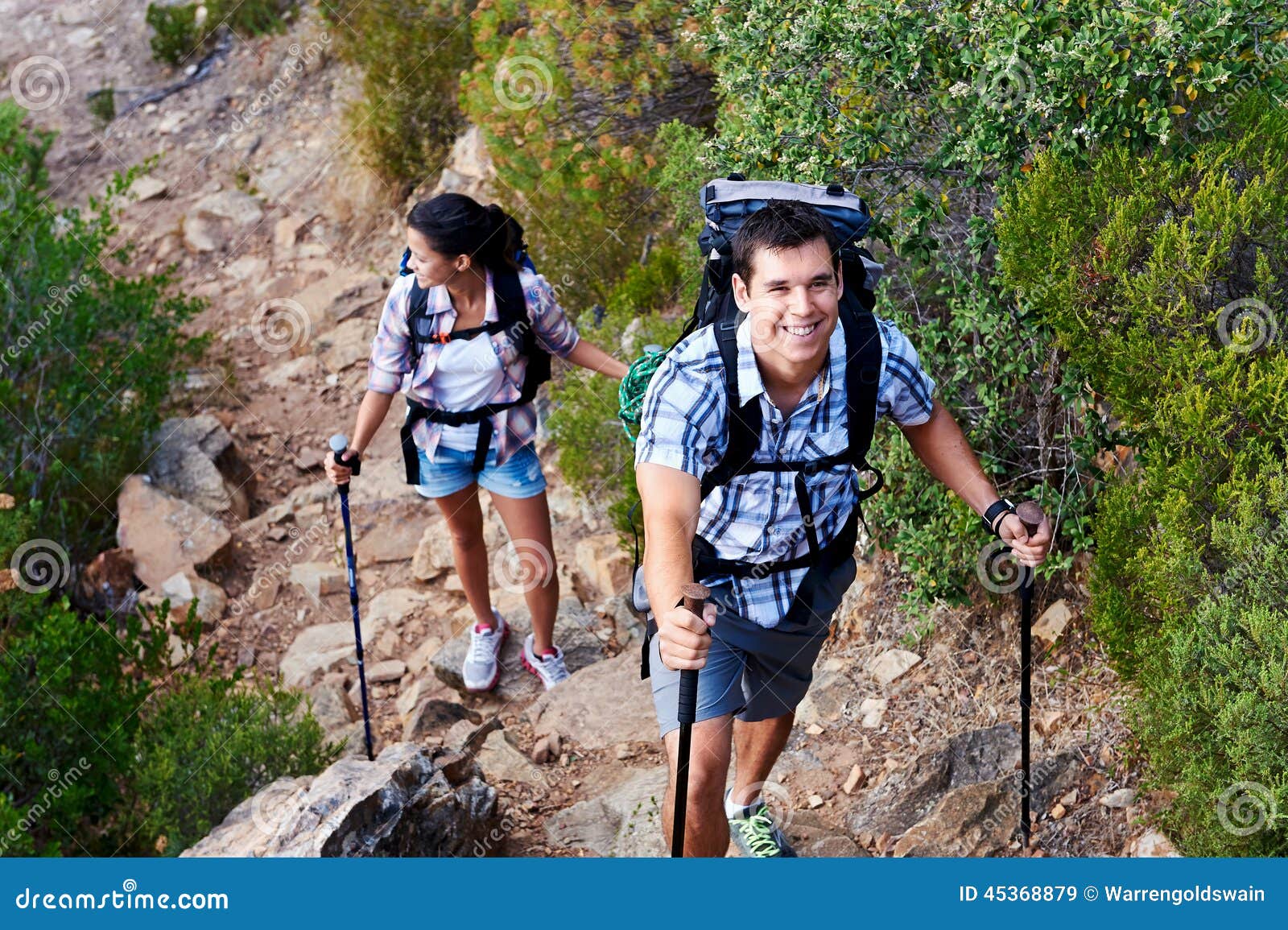 Nature and exercise stock image. Image of backpacker - 45368879