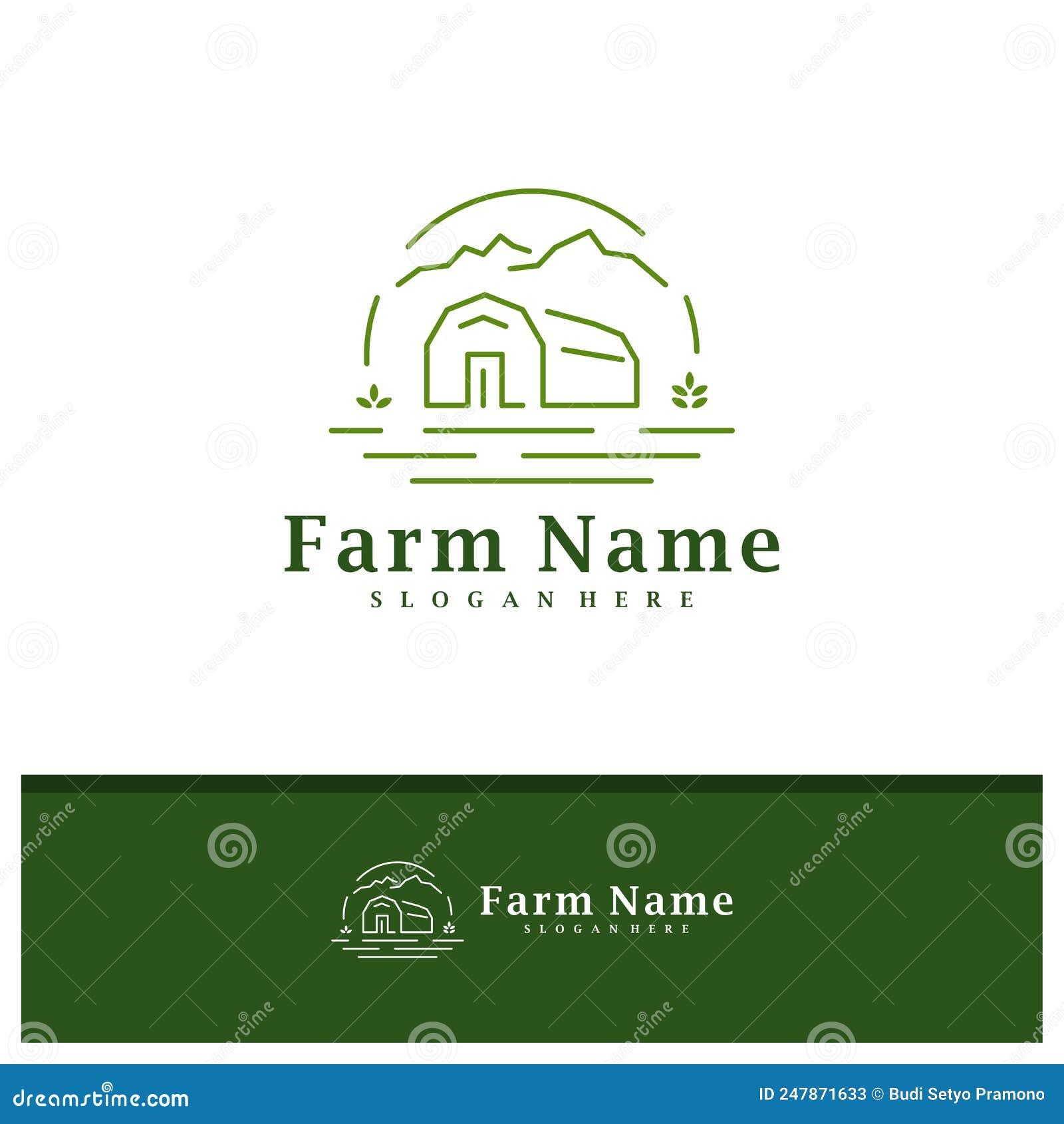 Nature Farm Logo Design Vector, Creative Farm Logo Concepts Template ...