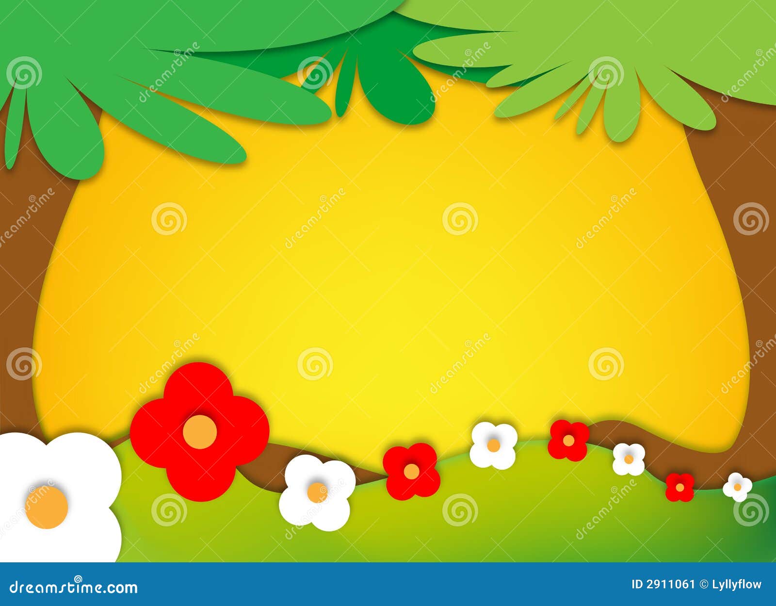 Nature frame stock illustration. Illustration of designelements - 2911061