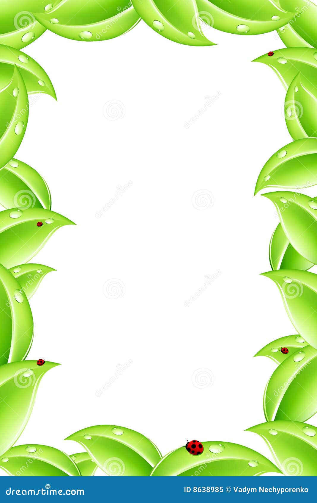 Nature frame stock vector. Illustration of gesture, drawing - 8638985