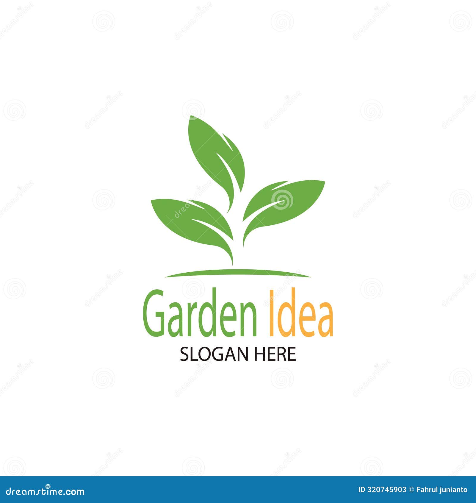 Nature Garden Idea Smart Idea Garden Green Idea Logo Design Vector ...