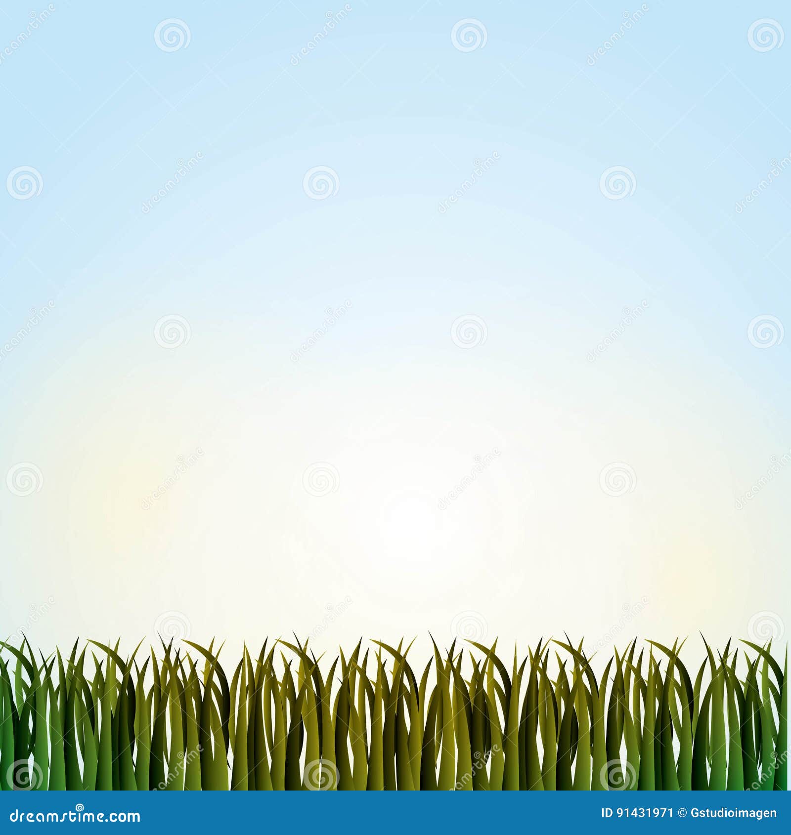Nature Grass Field Background Stock Vector - Illustration of design ...
