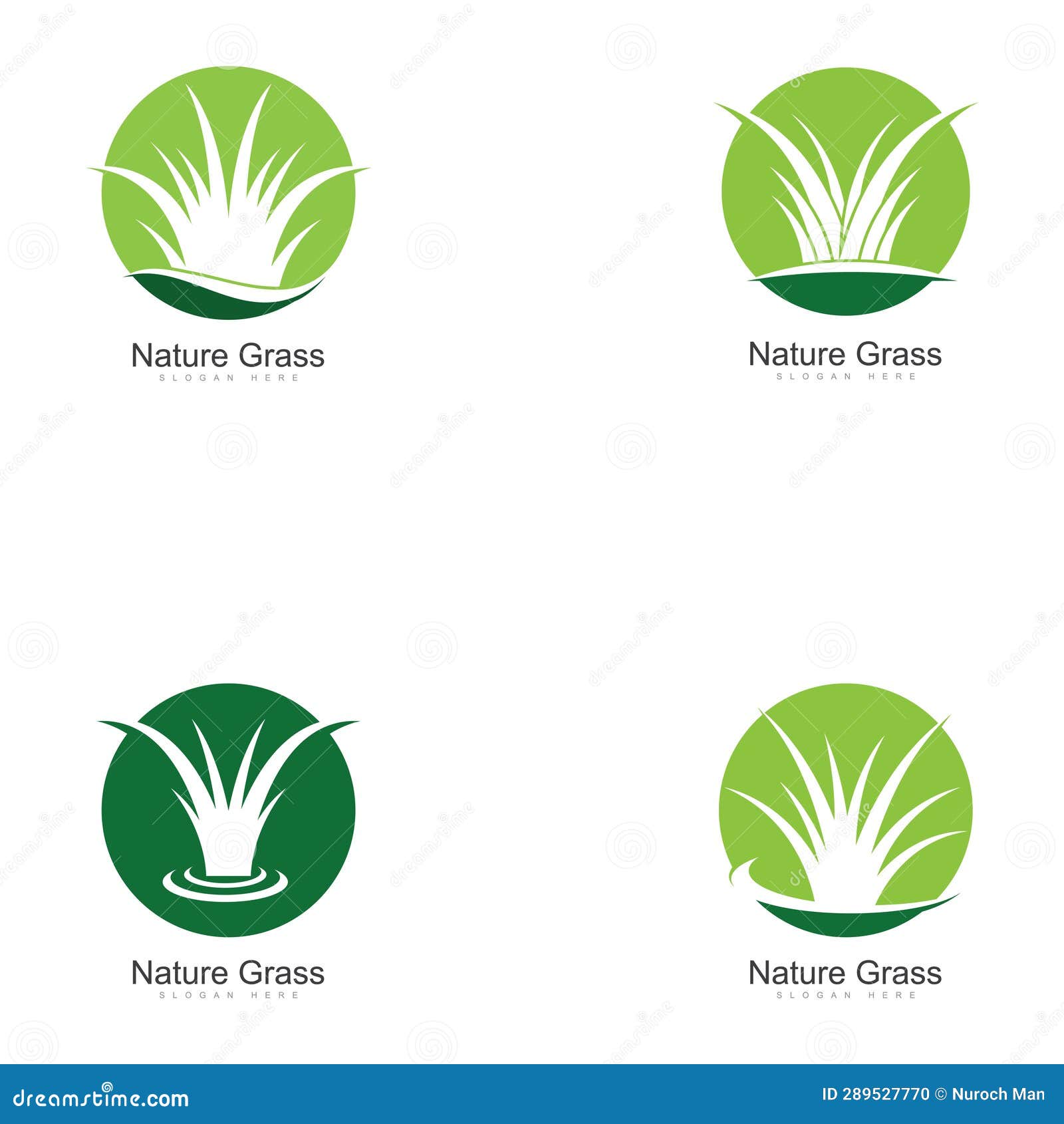 Nature Grass Logo Design Vector Creative Grass Logo Design Template ...