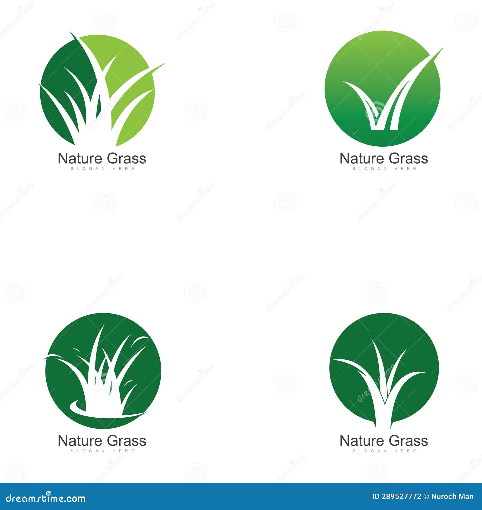 Nature Grass Logo Design Vector Creative Grass Logo Design Template ...