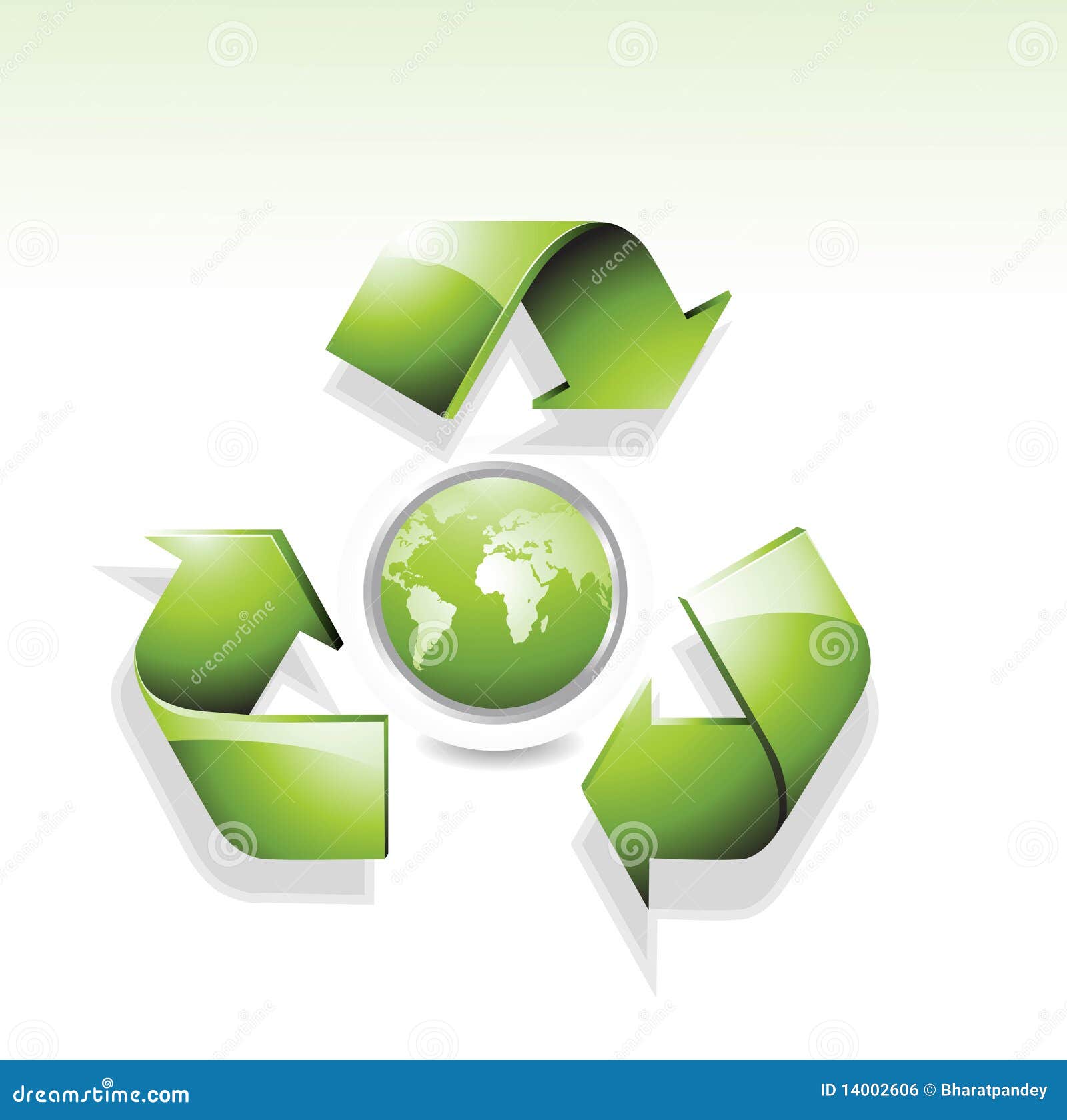 Recycle Arrow Triangle PP Types 5 Isolated On Blue Background ...