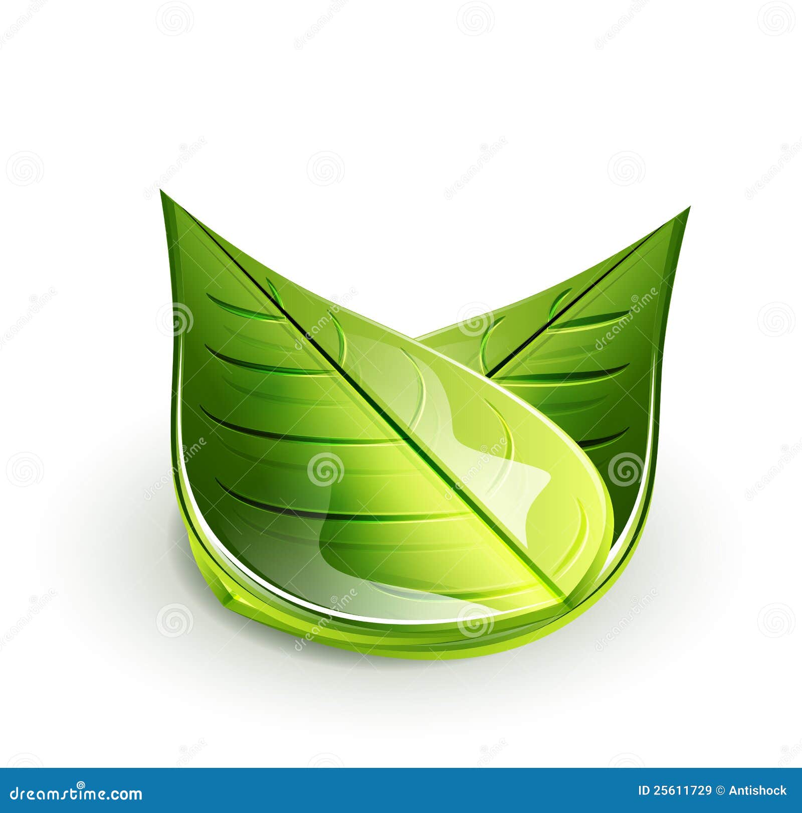 Nature green leaf concept stock vector. Illustration of copyspace ...
