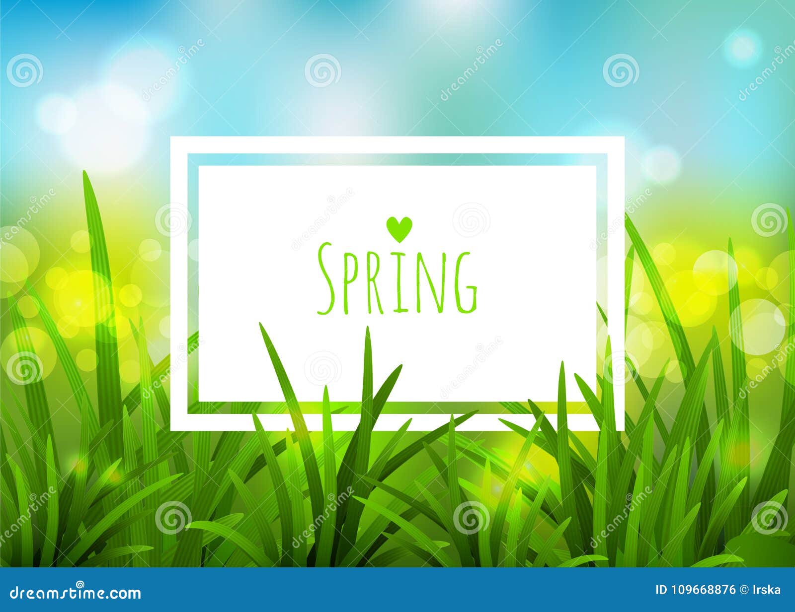 Nature Spring Background. Vector Illustration. Stock Vector ...