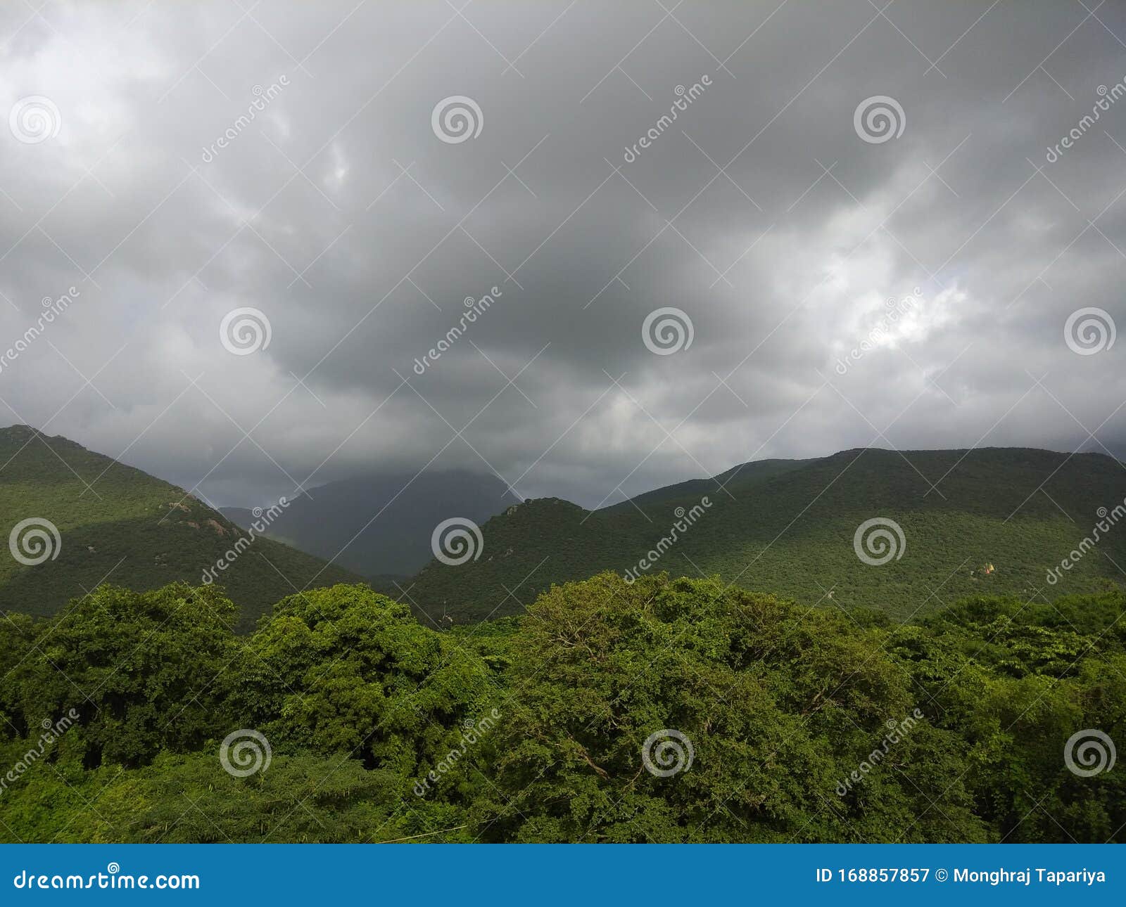 Nature Greenery Mountain in Junagadh India Stock Image - Image of ...