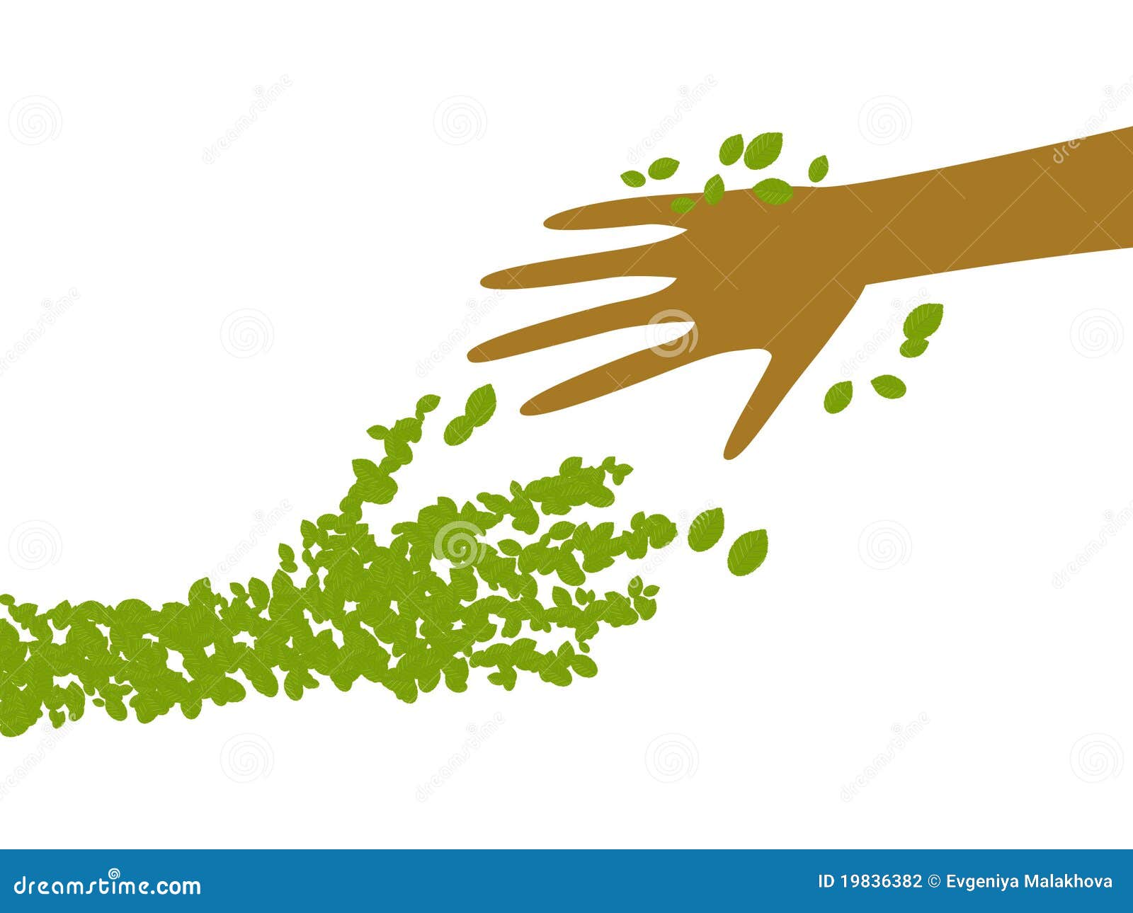 Nature hand stock vector. Illustration of hands, peace - 19836382