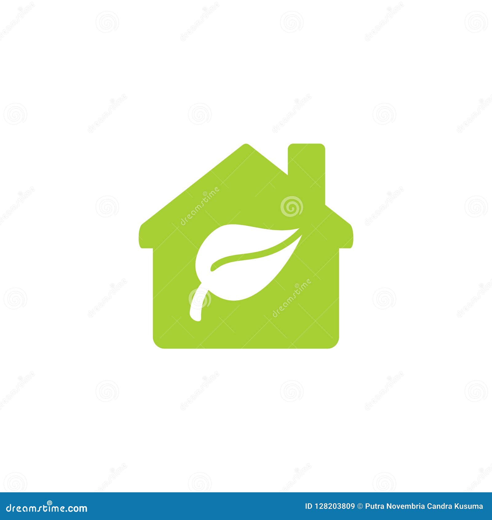 Nature Home Logo Icon Design Stock Vector - Illustration of creative ...