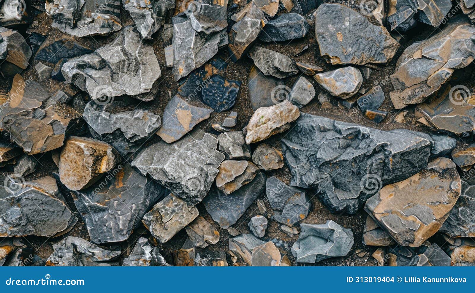 Nature with a Hyper-realistic Depiction of Dirt and Rocks, Their ...