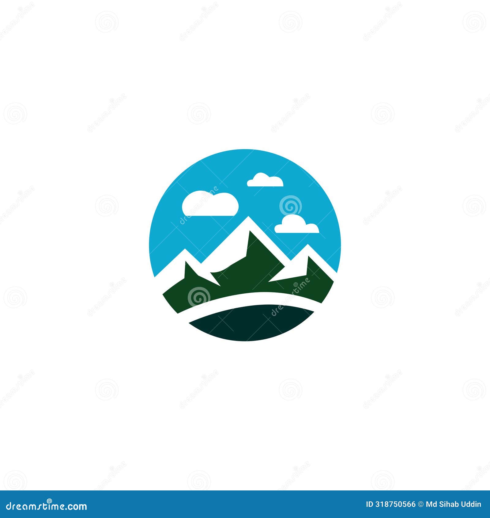 Nature Icon Symbol Restore Nature Simple Creative Logo Design Elegant ...