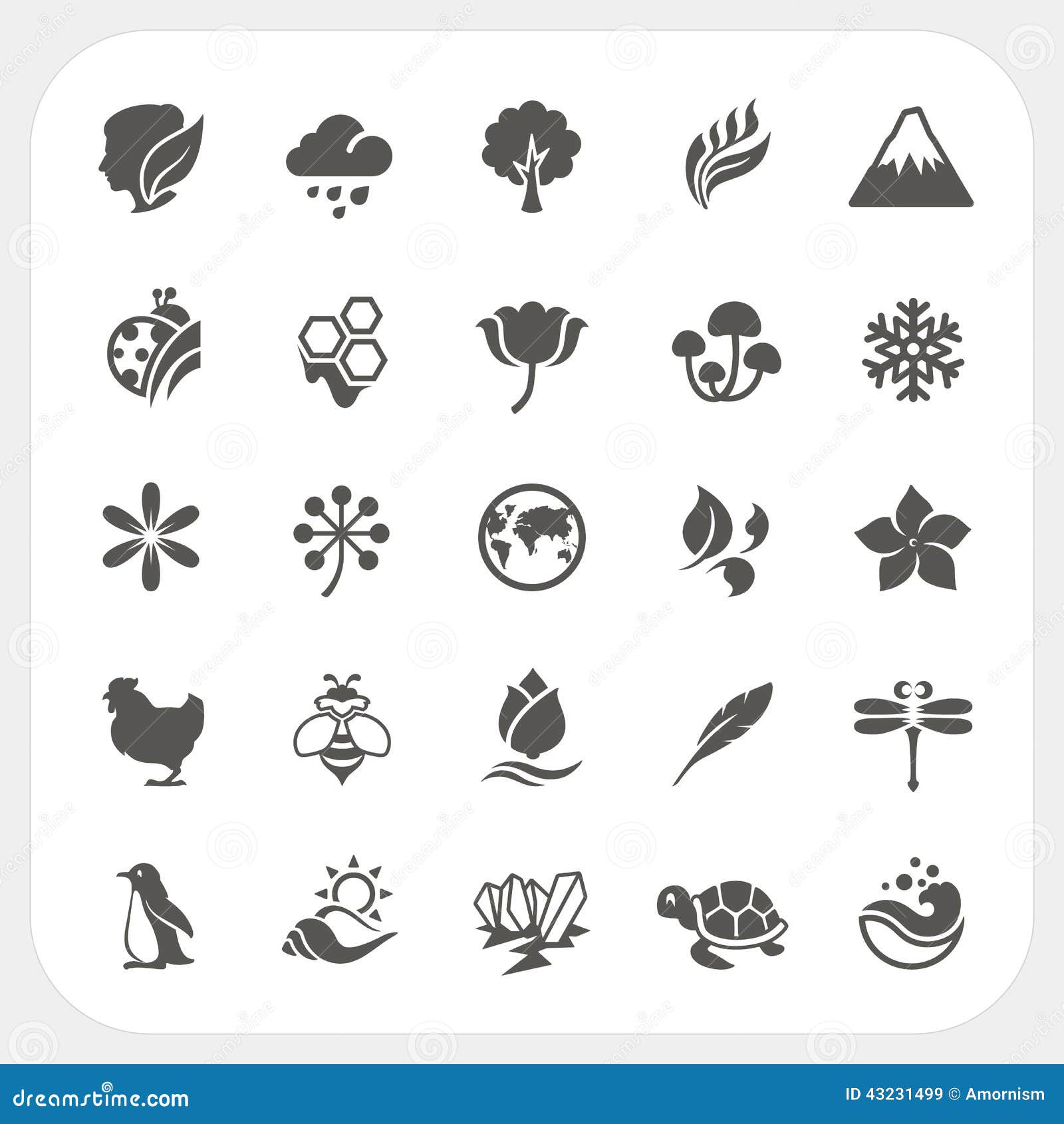 Nature Icons Set. Included Icon As Water Analysis, Water Drop, Night ...