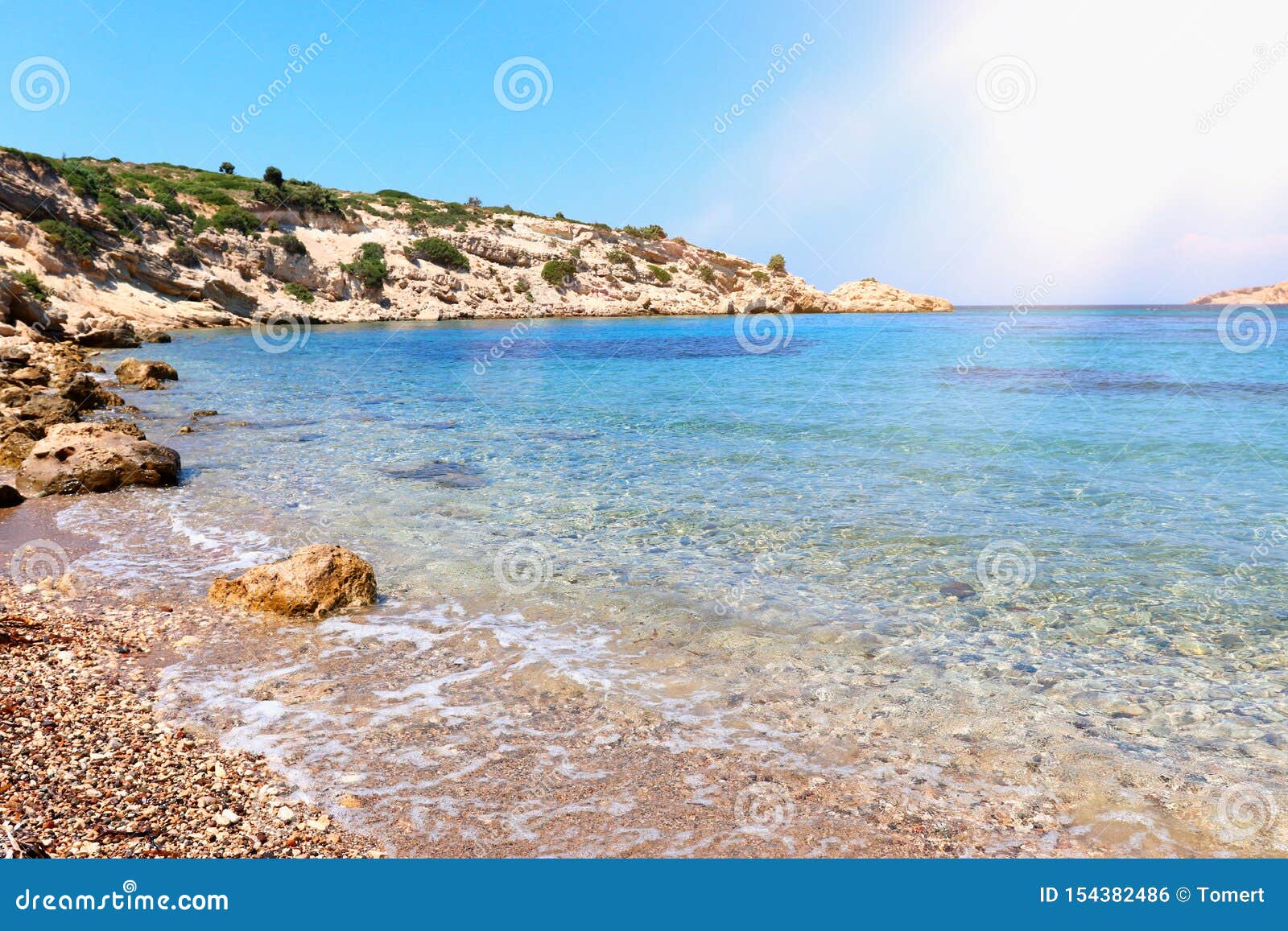 Nature Image of the Beautiful Mediterranean Sea with Mountains at the ...