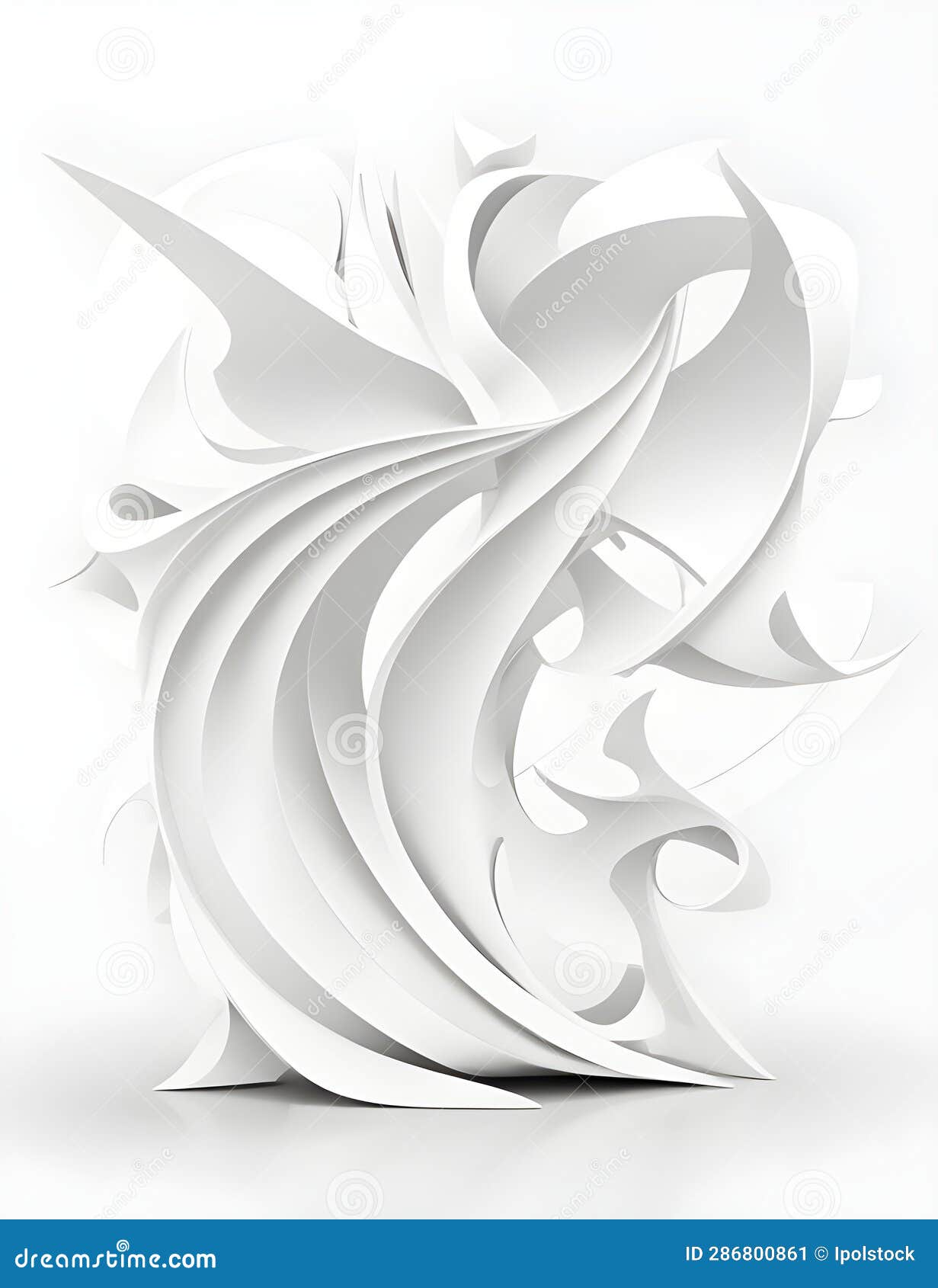 Nature-Inspired Abstract stock illustration. Illustration of creative ...