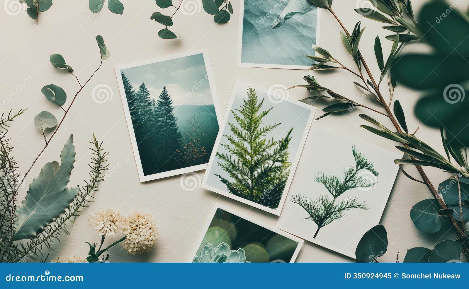 Nature-inspired Visual Portfolio Mockup for Eco-friendly Digital ...