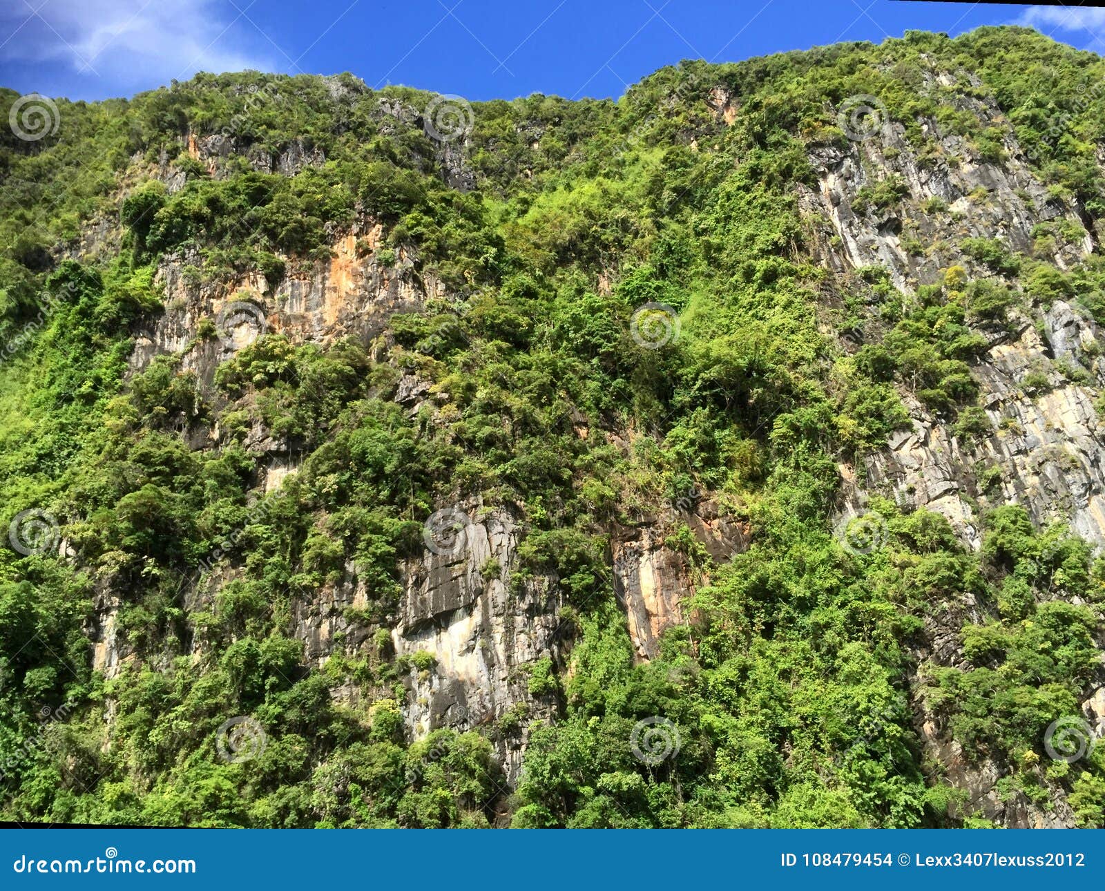 The Nature of the Island Phi Phi. Thailand Stock Photo - Image of beach ...
