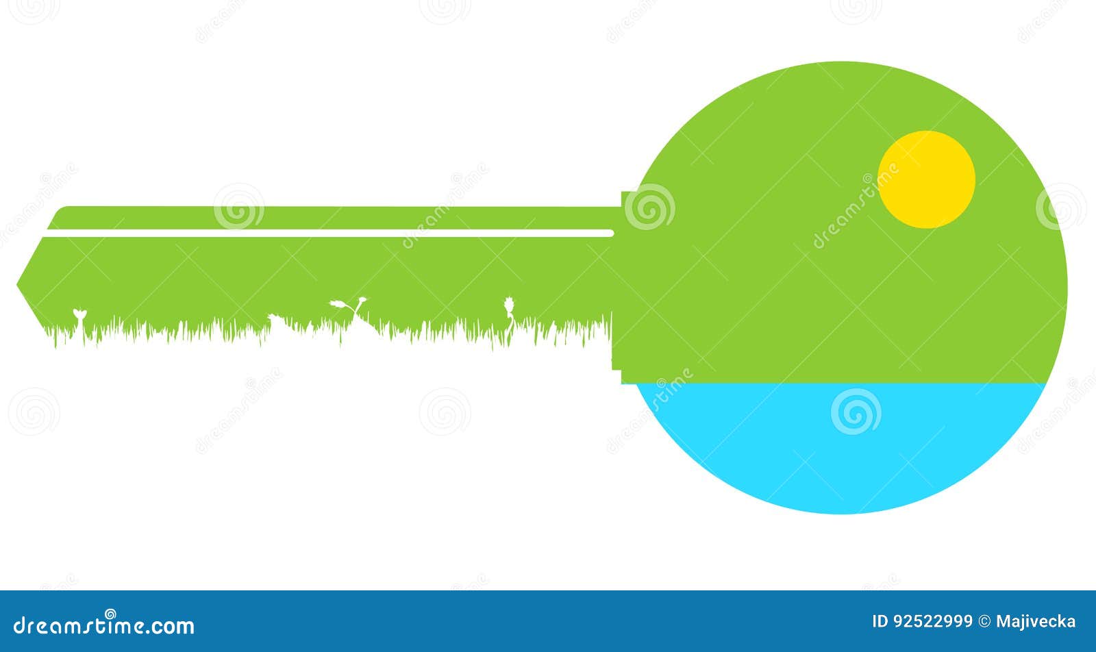 Nature key stock illustration. Illustration of water - 92522999