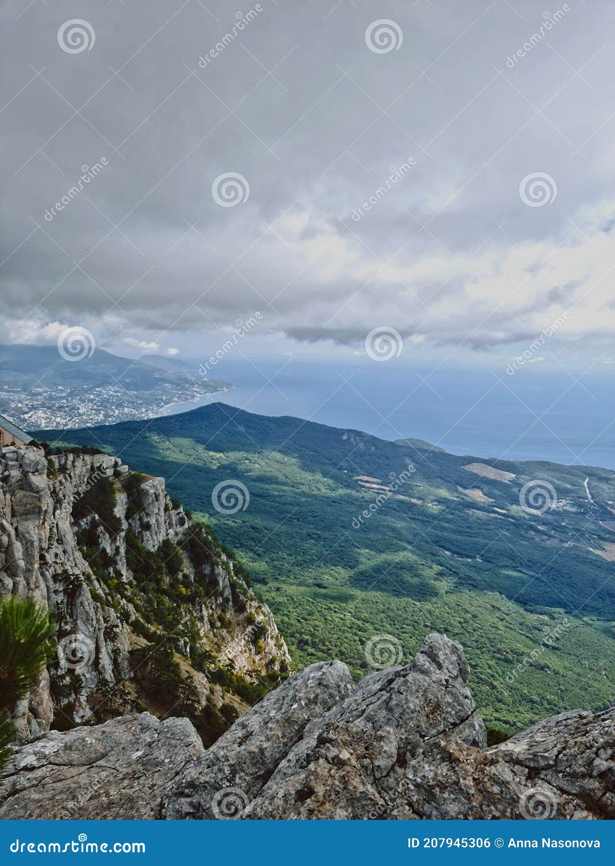 Sky and sea stock photo. Image of summer, nature, krym - 207945306