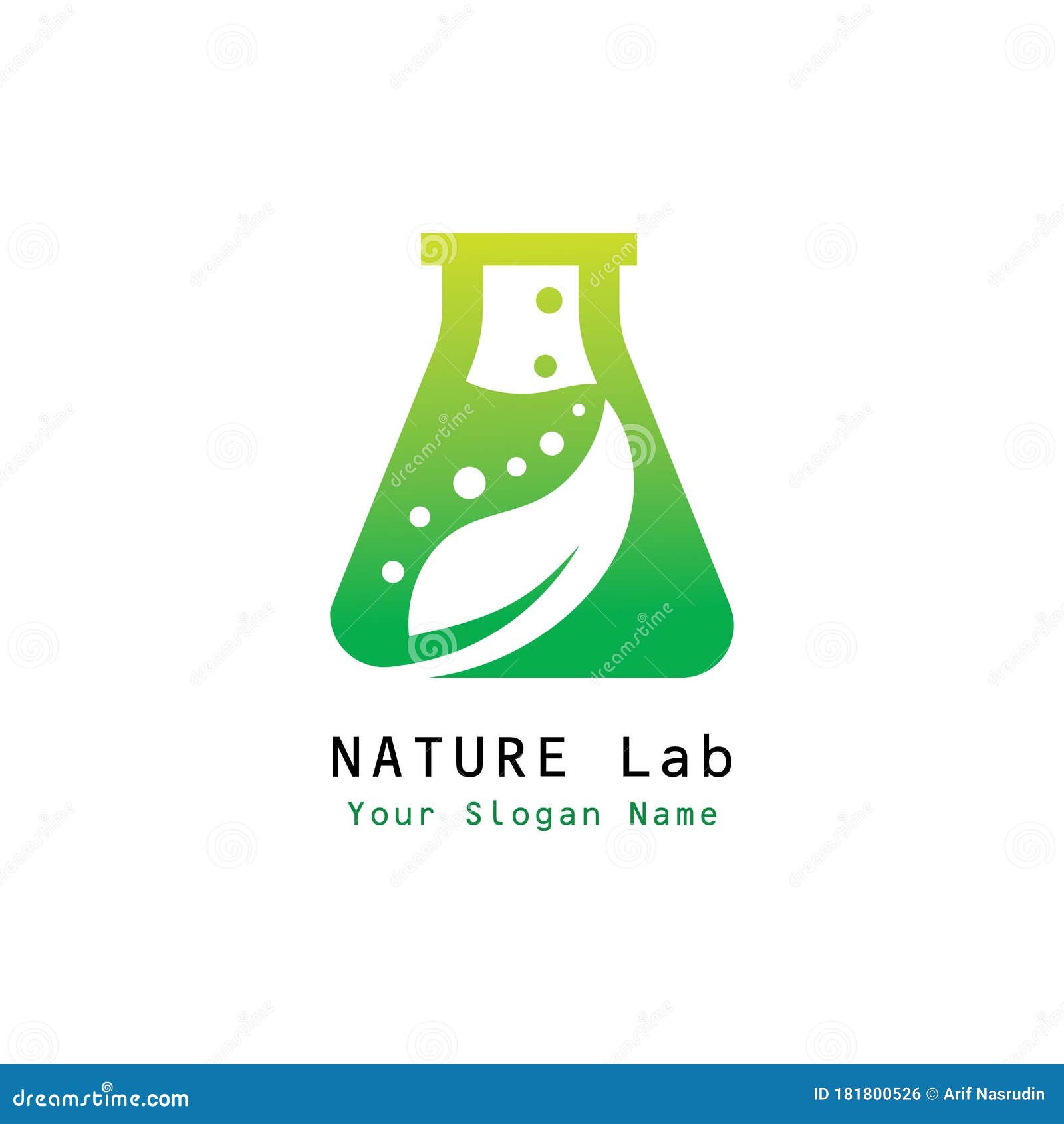 Nature Lab Logo Design Concept Vector. Creative Lab with Leaf Logo ...