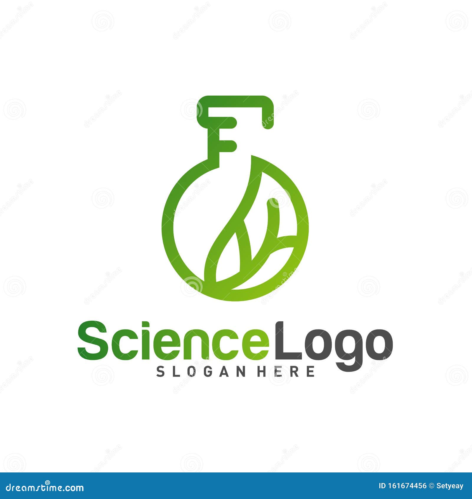 Nature Lab Logo Design Concept Vector. Creative Lab with Leaf Logo ...